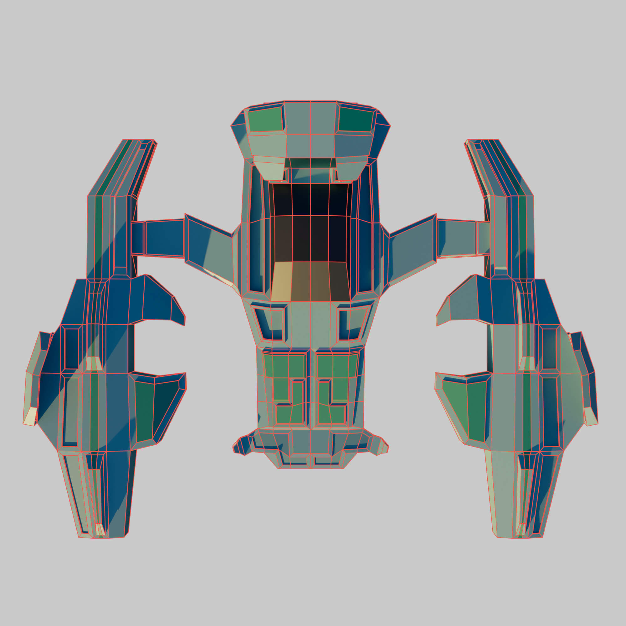 Spaceship - Free 3D Model by Simple3D