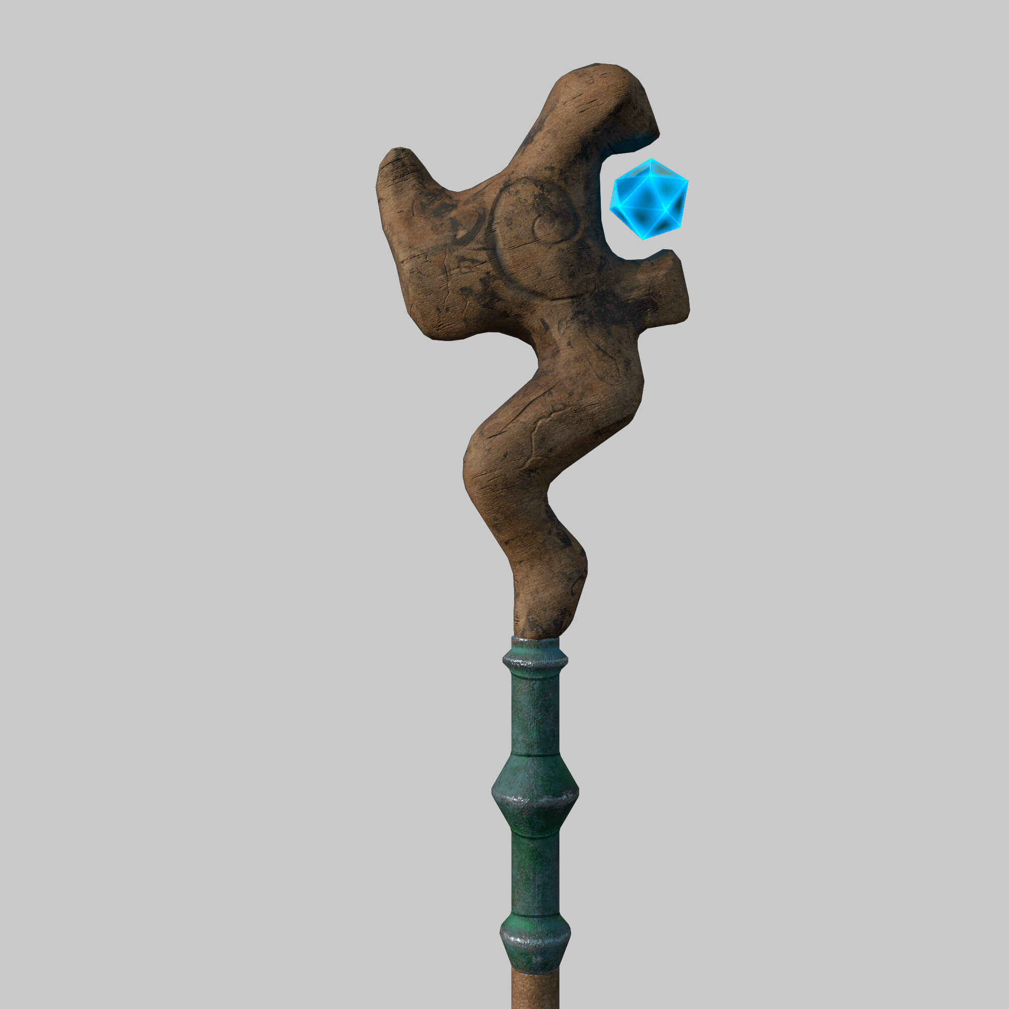 Magic Staff - 3D Model by Simple3D