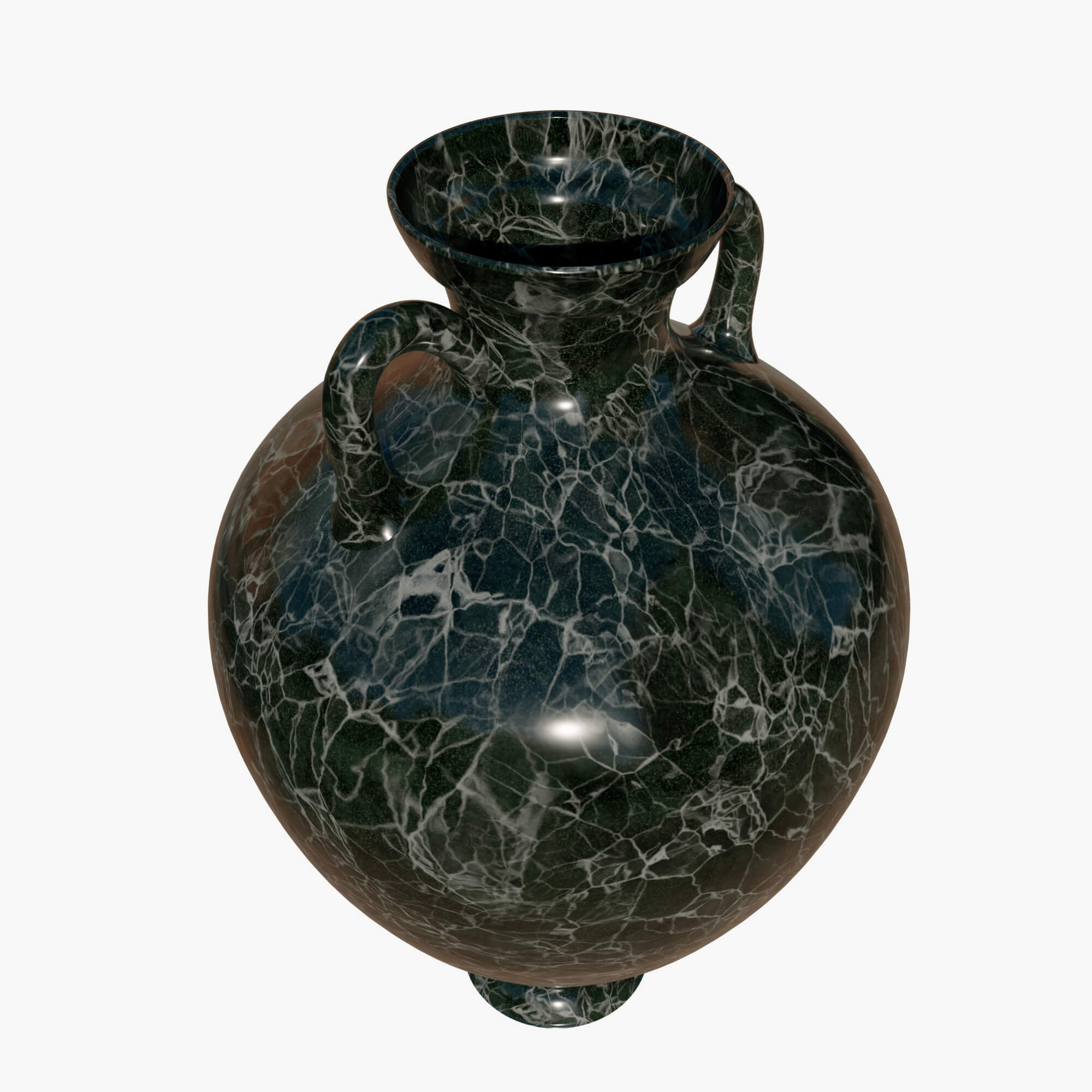 Marble Vase Green - 3D Model by Simple3D