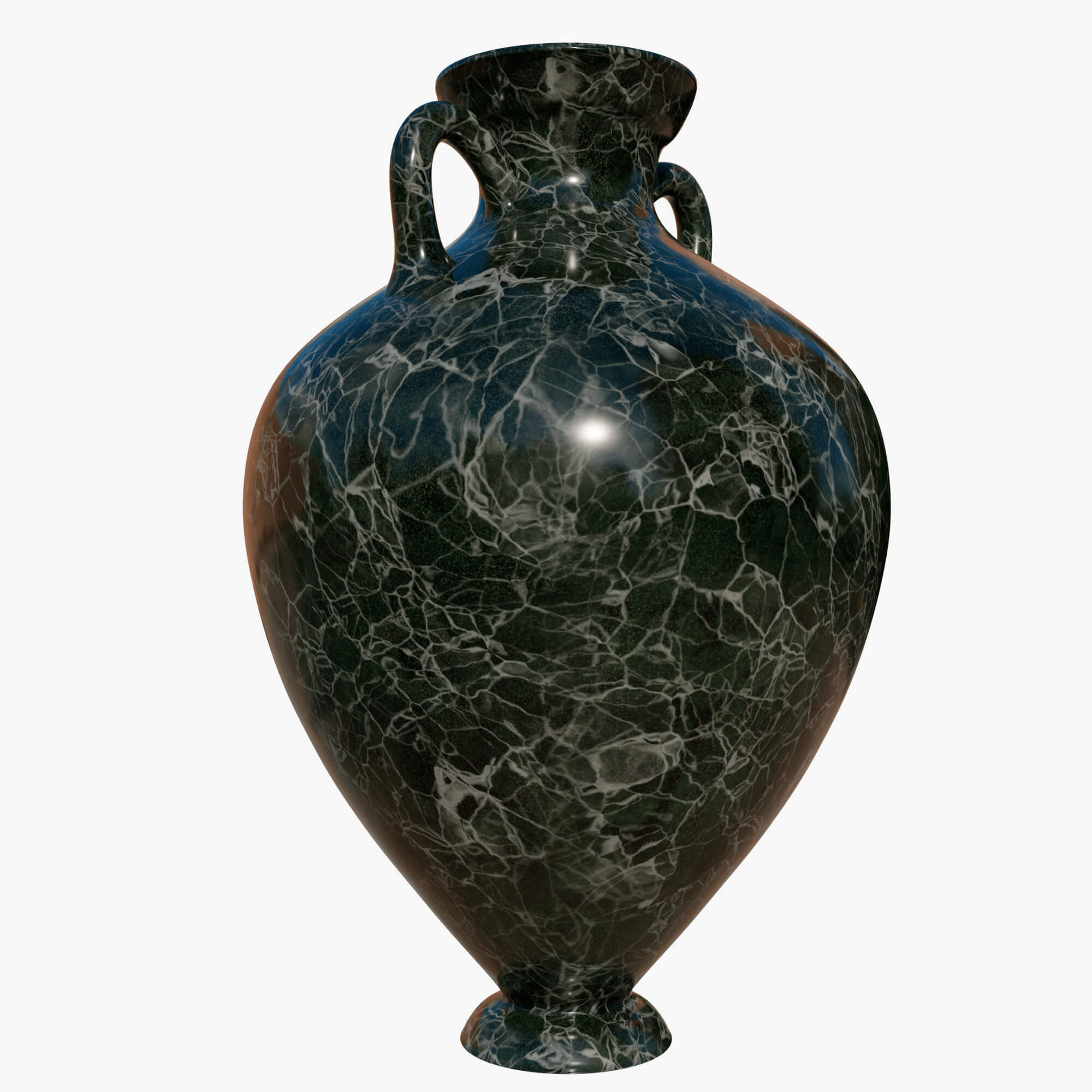 Marble Vase Green - 3D Model by Simple3D