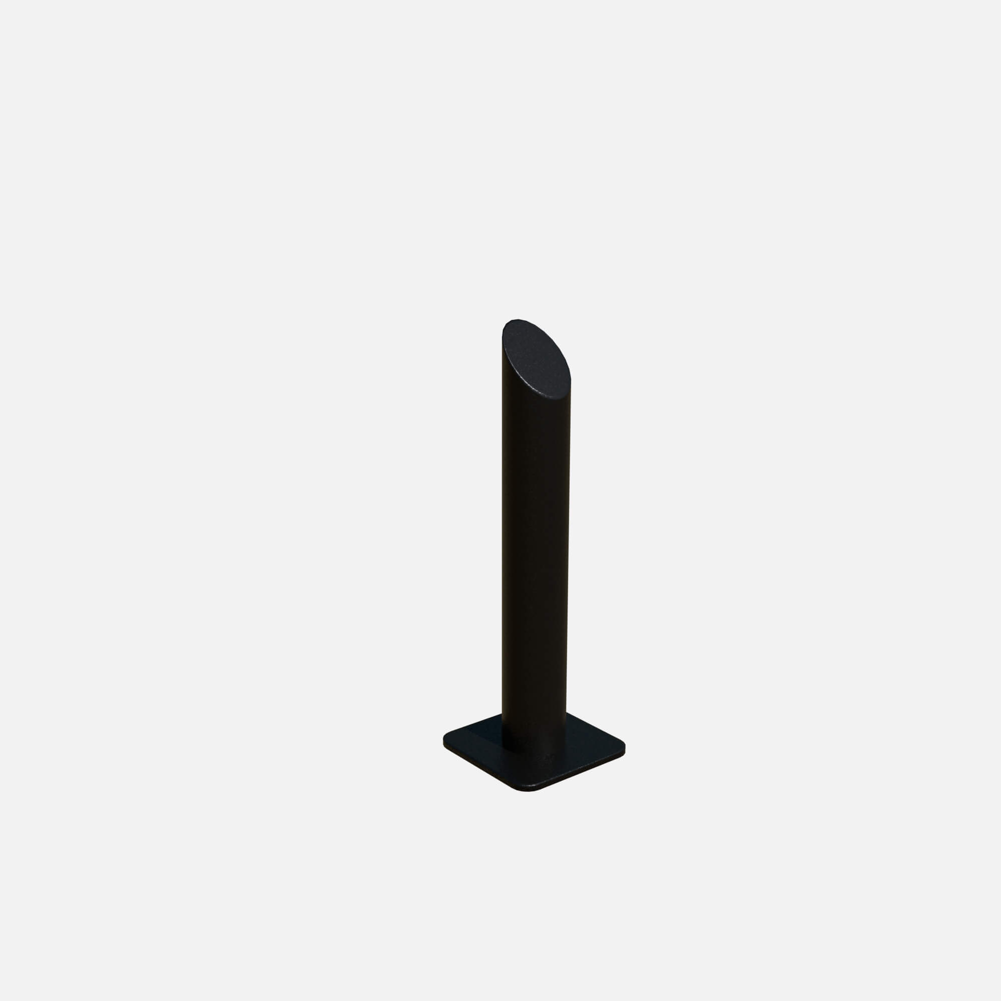Metal Road Pole Modern 100 Cm - Free 3D Model by Simple3D