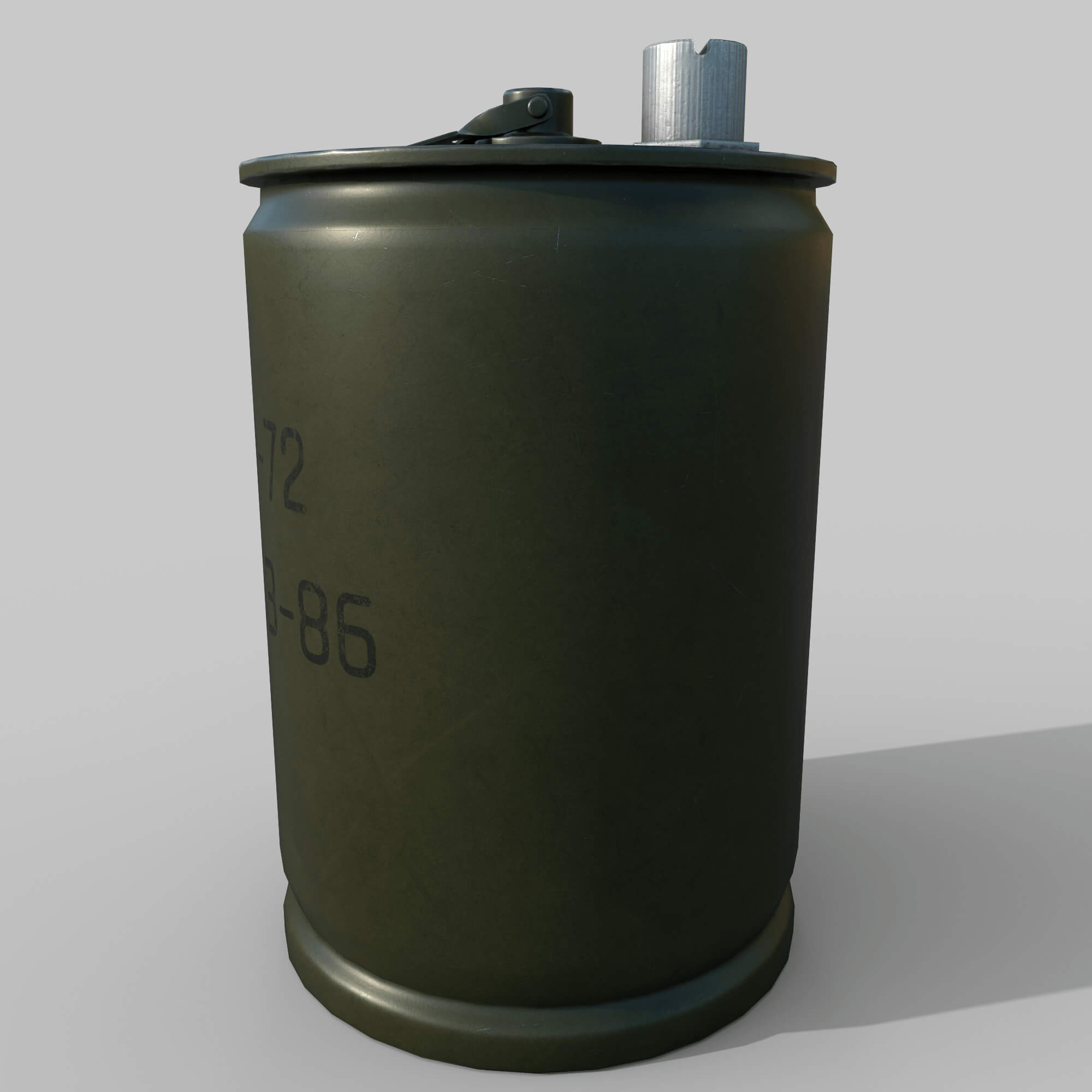 Mine OZM-72 3D Model by Simple3D