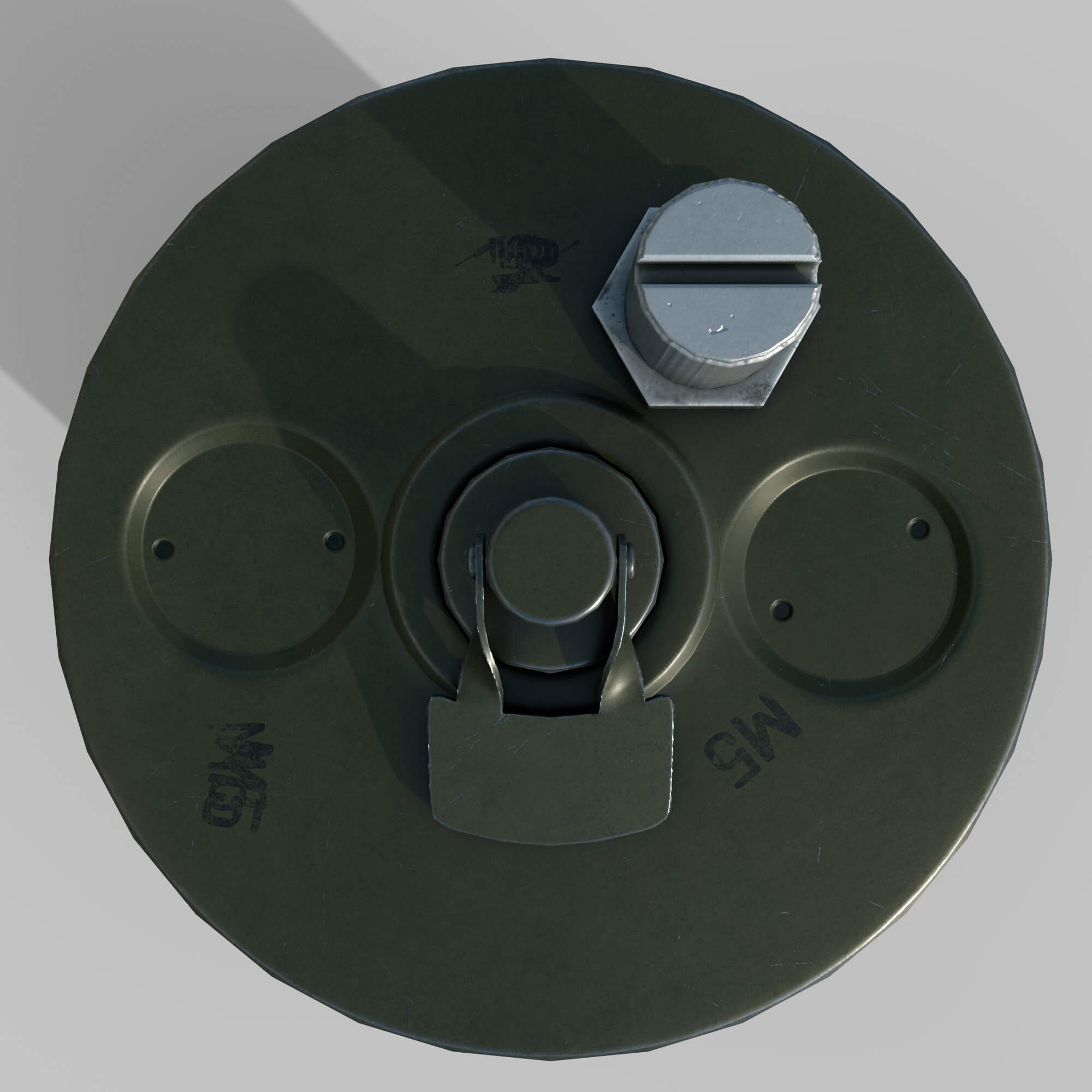 Mine OZM-72 3D Model by Simple3D