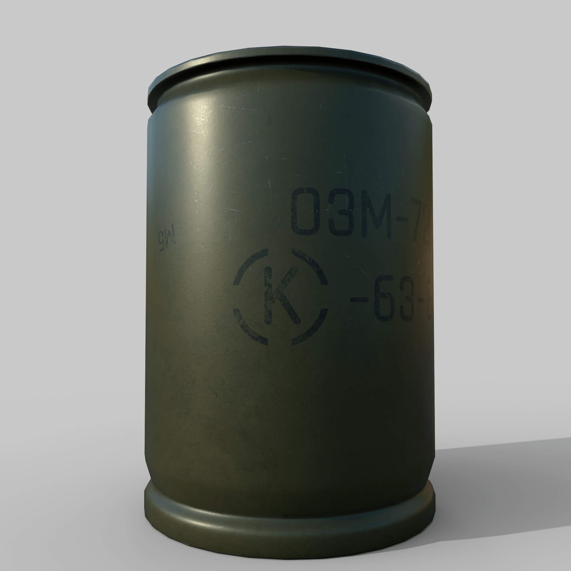 Mine OZM-72 3D Model by Simple3D