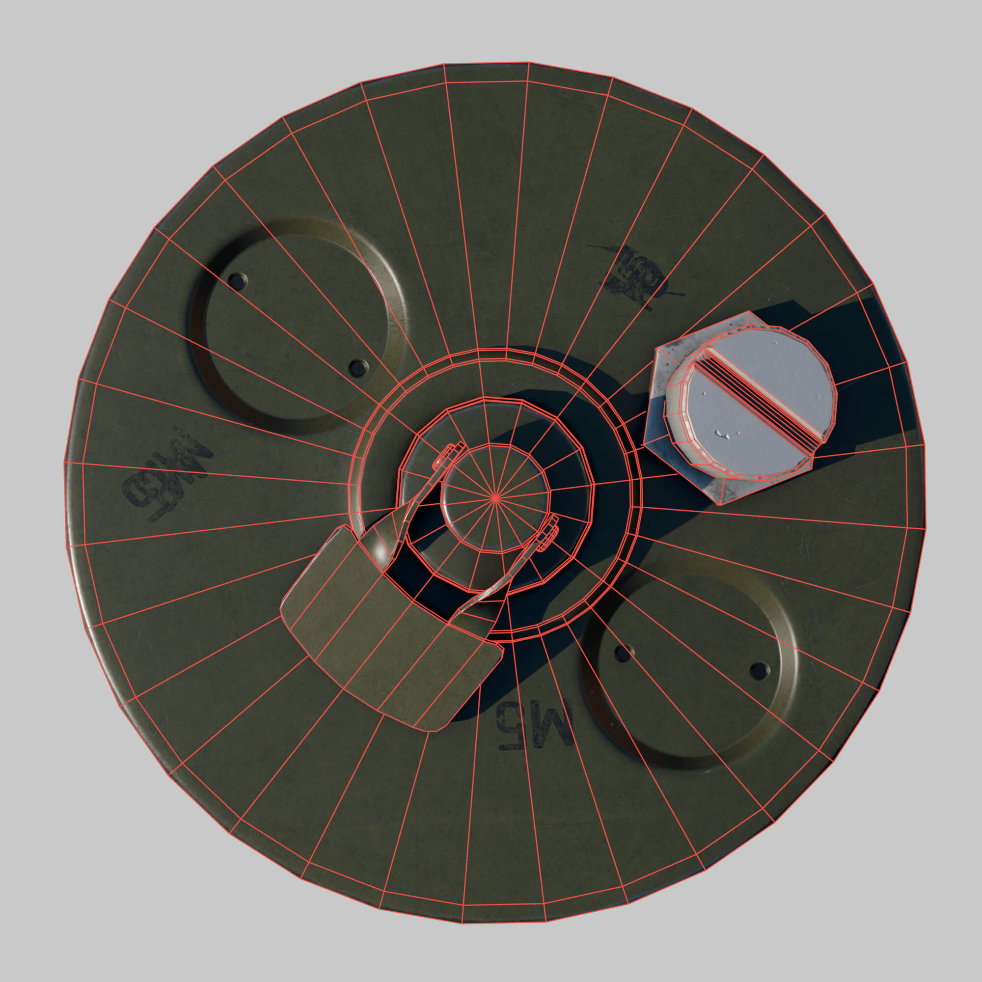 Mine OZM-72 3D Model by Simple3D