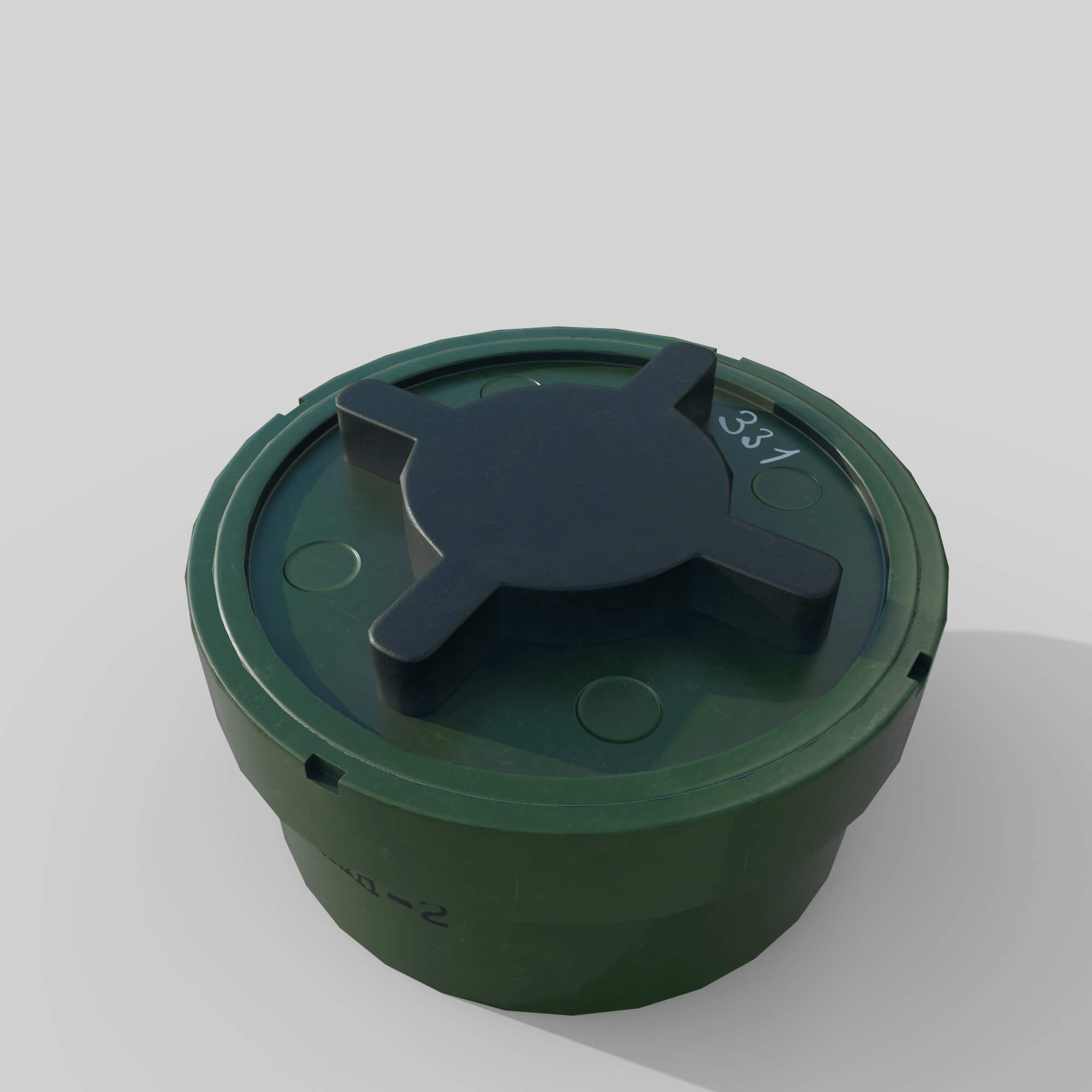 Mine PMN-2 3D Model by Simple3D