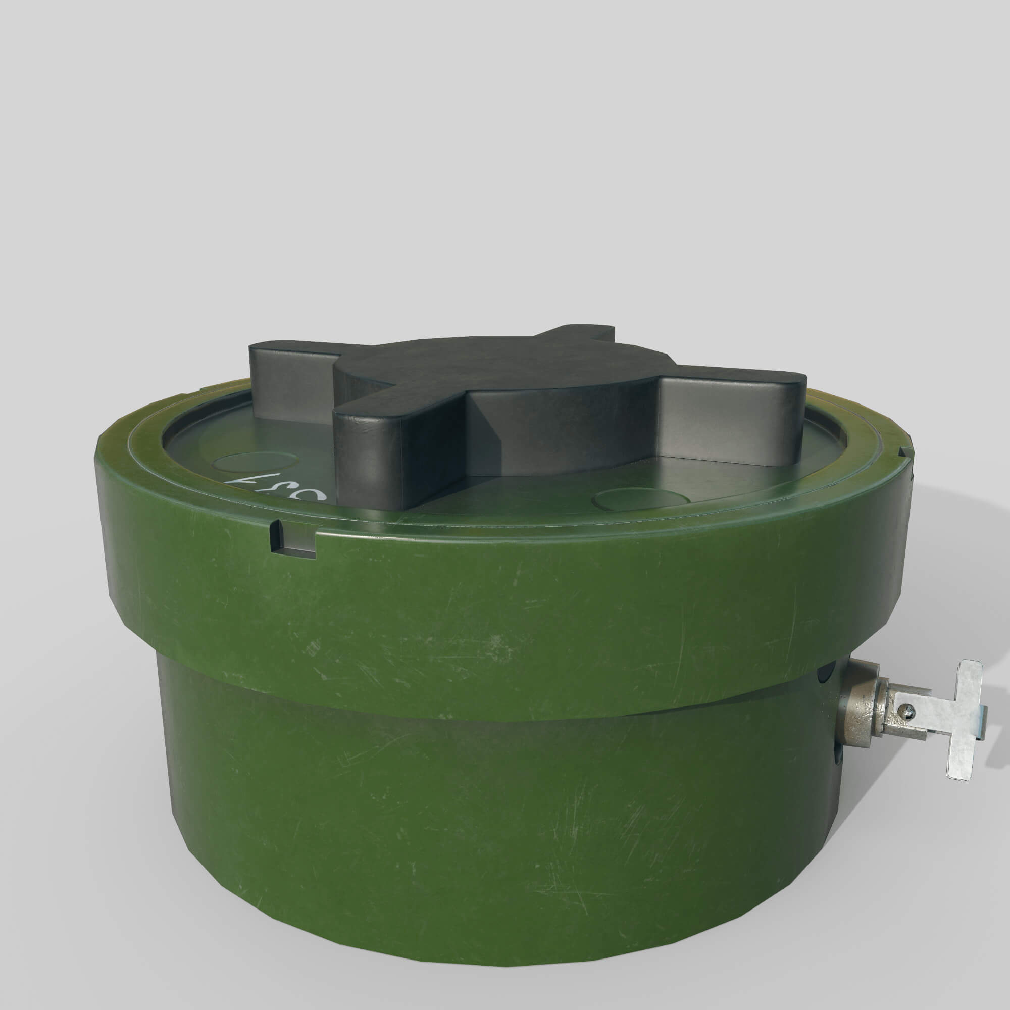 Mine PMN-2 3D Model by Simple3D