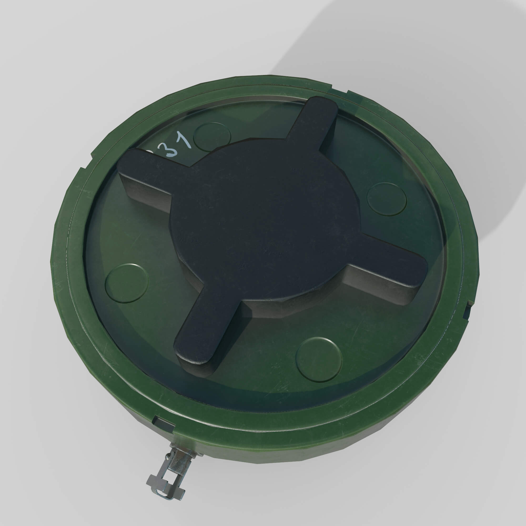Mine PMN-2 3D Model by Simple3D