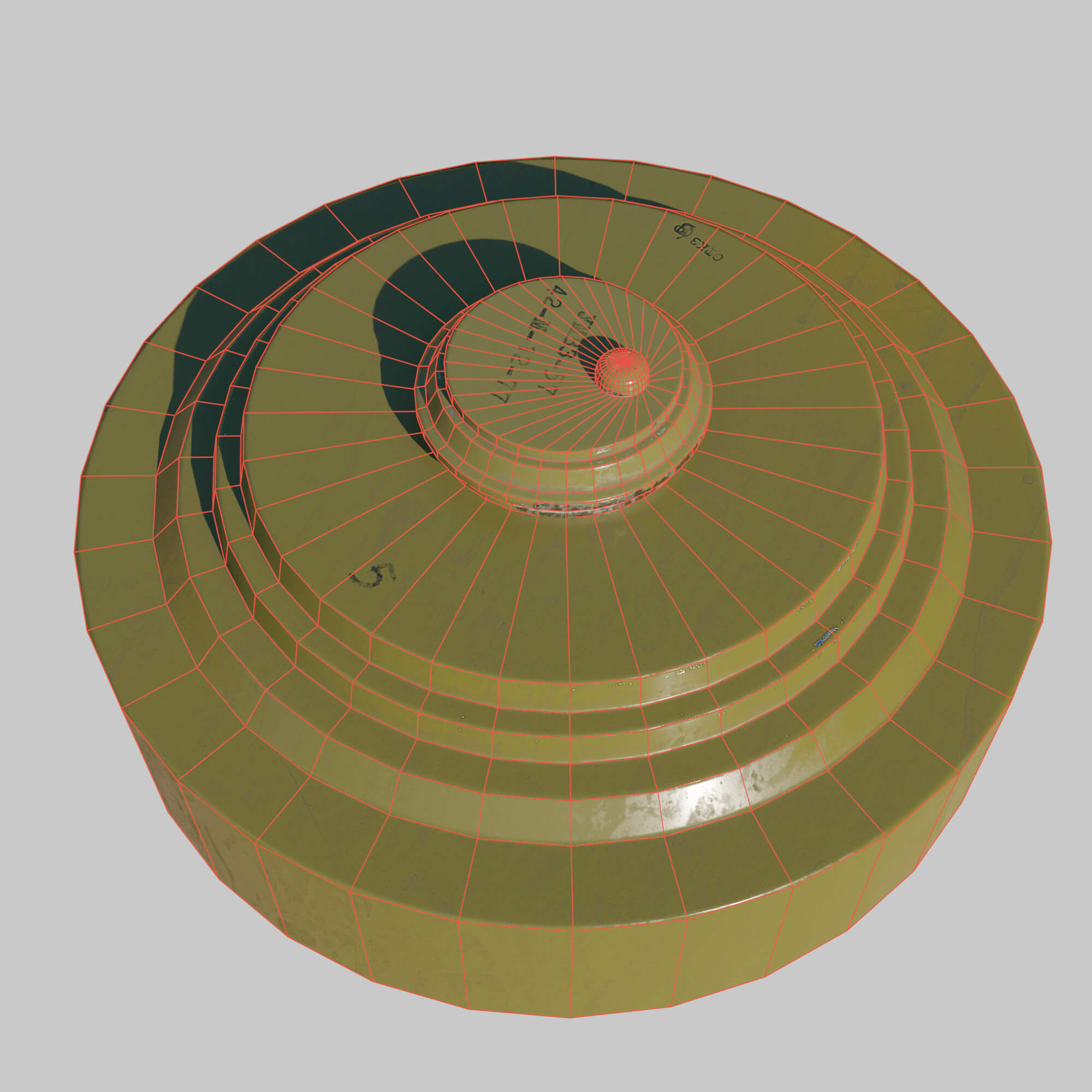 Mine TM-57 Russia 3D Model by Simple3D