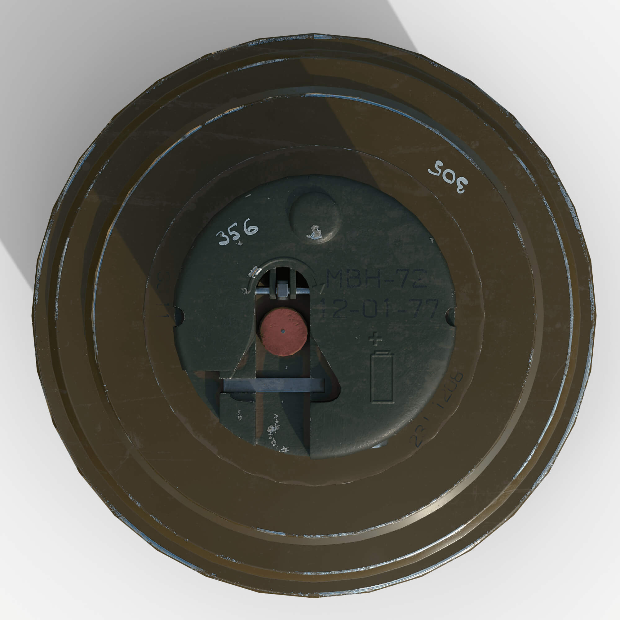 Anti-tank mine TM-72 3D Model by Simple3D