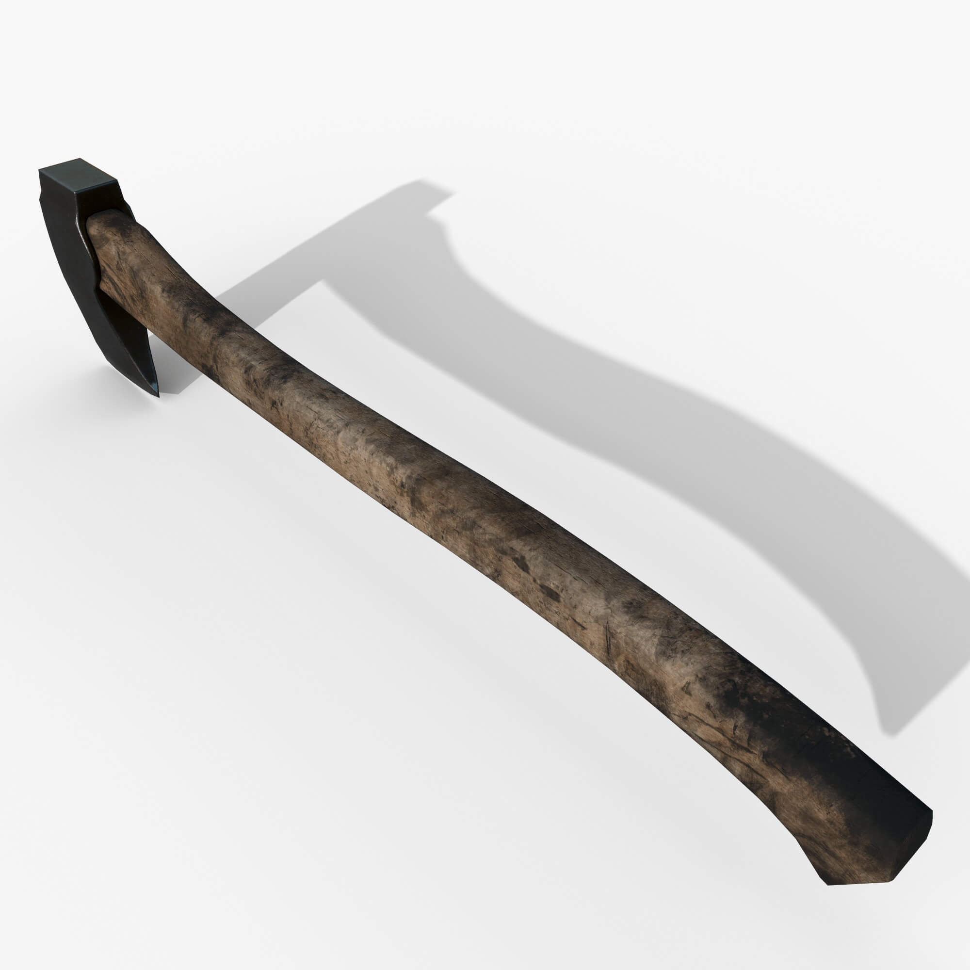 Old used axe - 3D Model by Simple3D