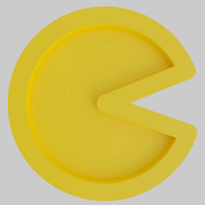 Pacman - Free 3D Model by Simple3D