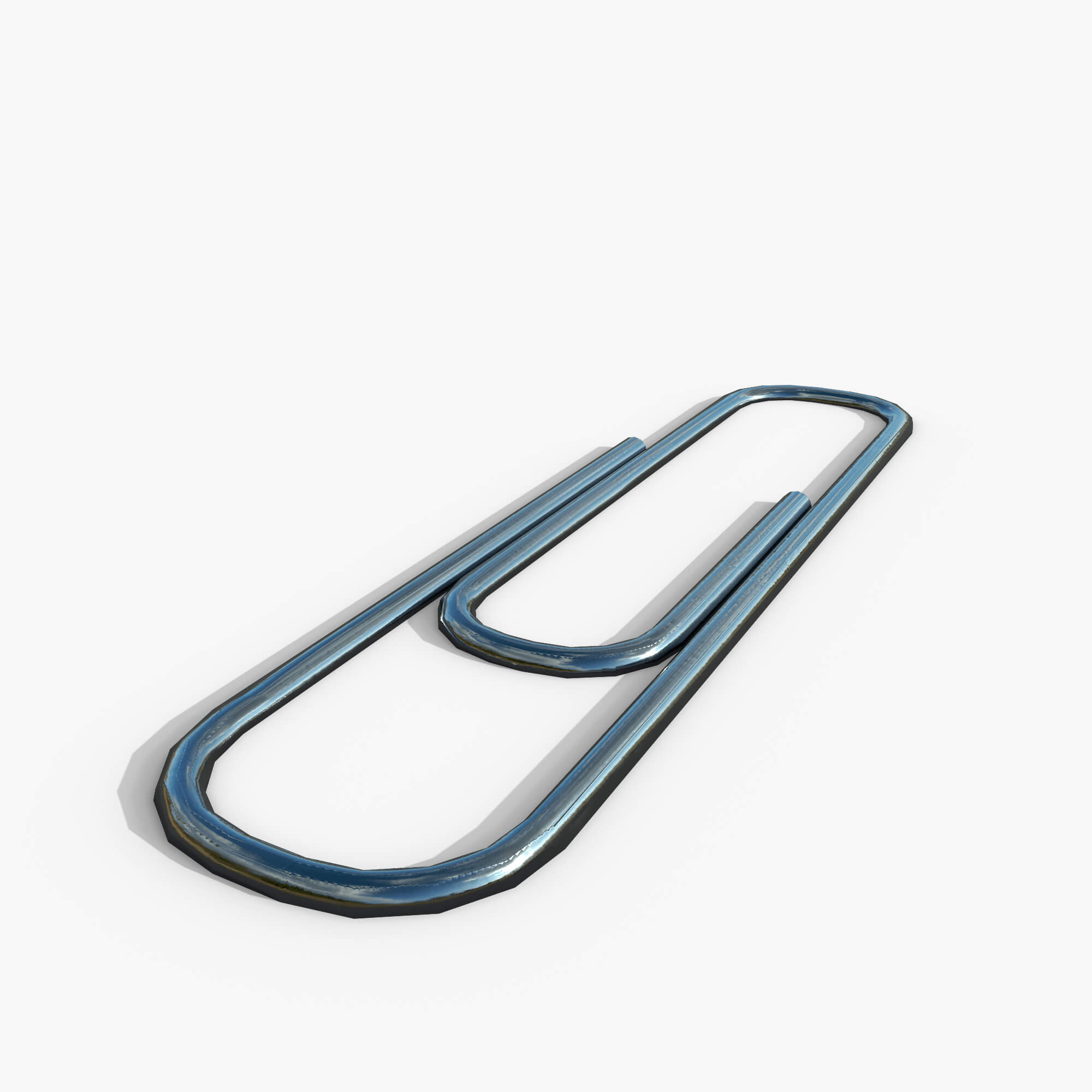 Metal Paper Clip - Free 3D Model by Simple3D