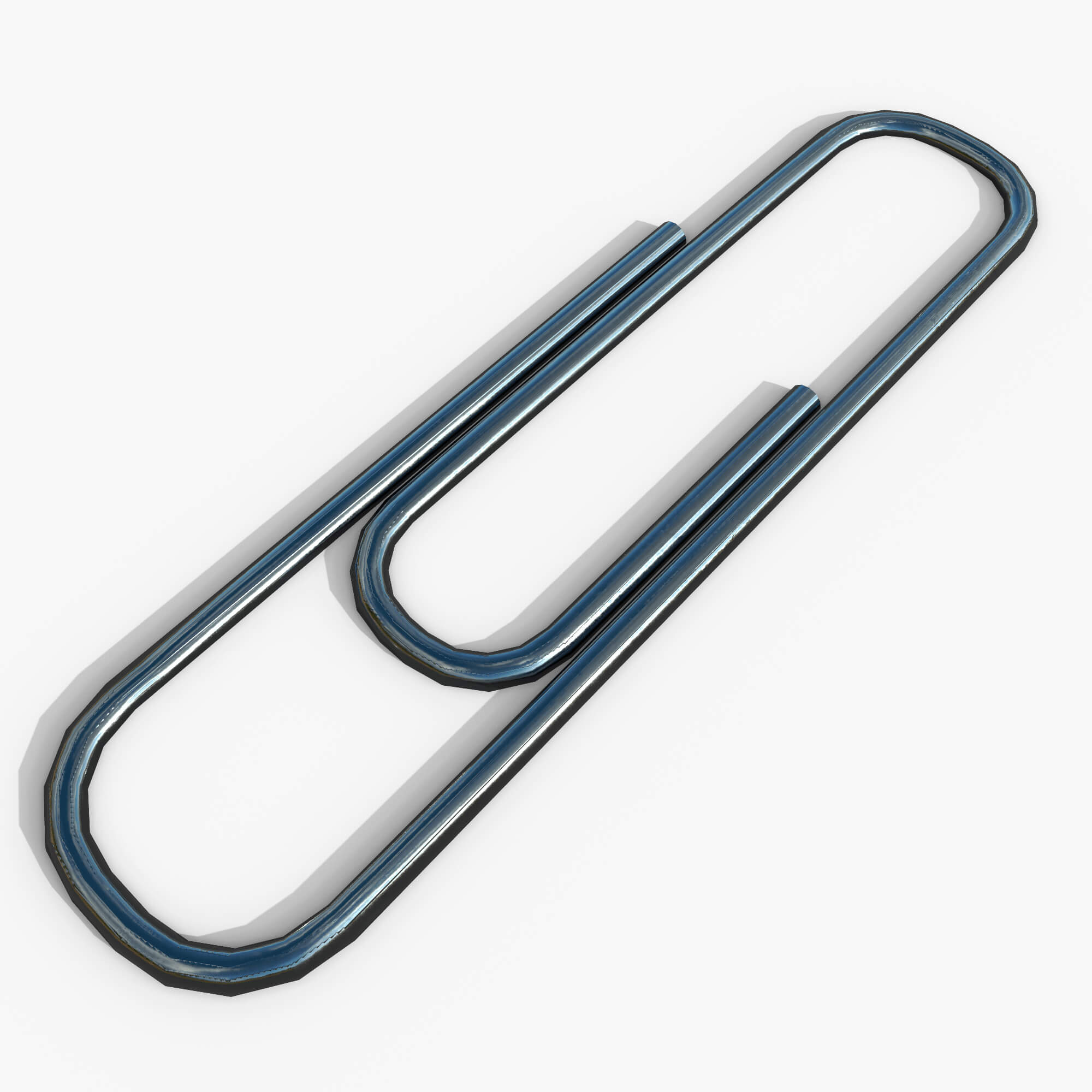 Metal Paper Clip - Free 3D Model by Simple3D