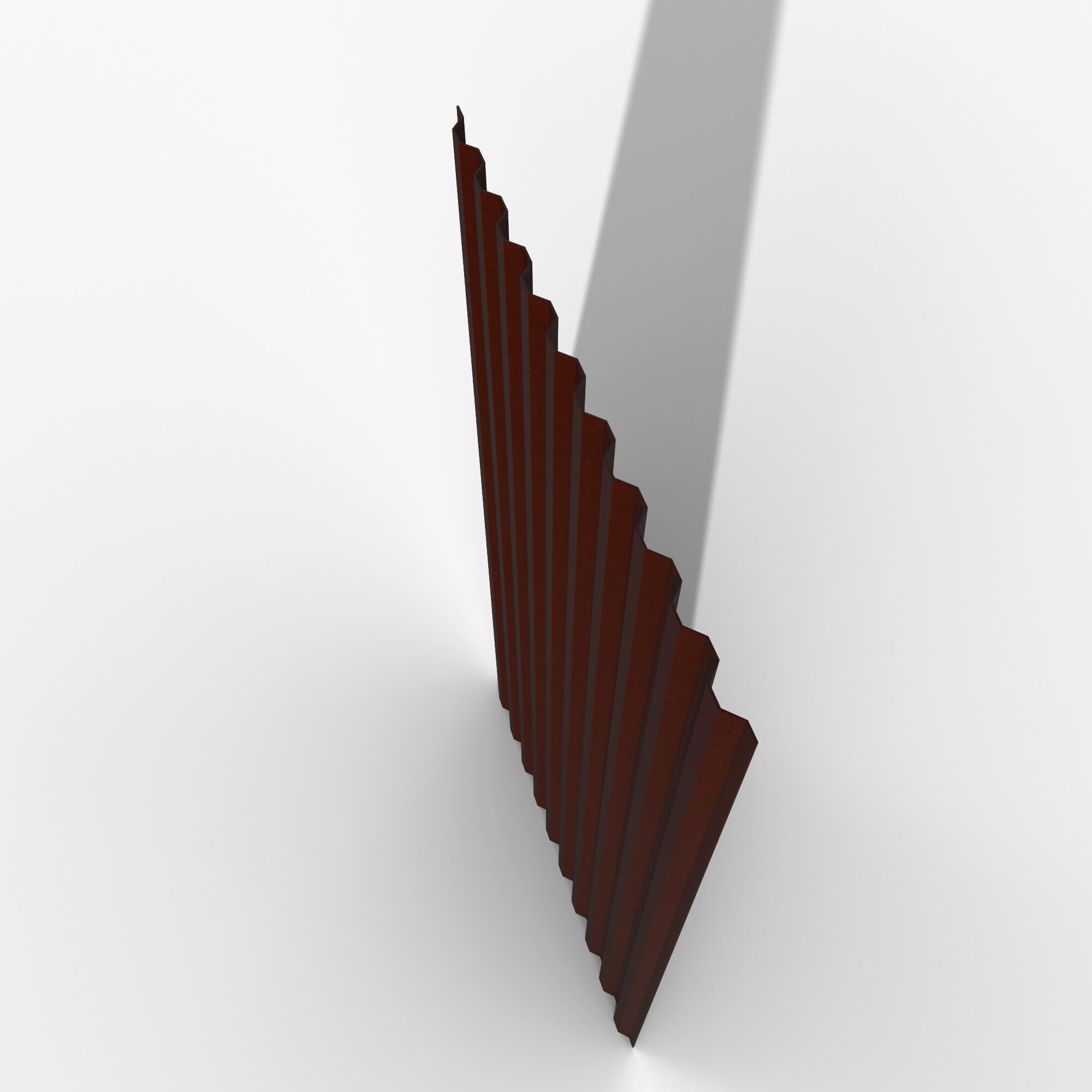 Profiled Sheet Brown - 3D Model by Simple3D