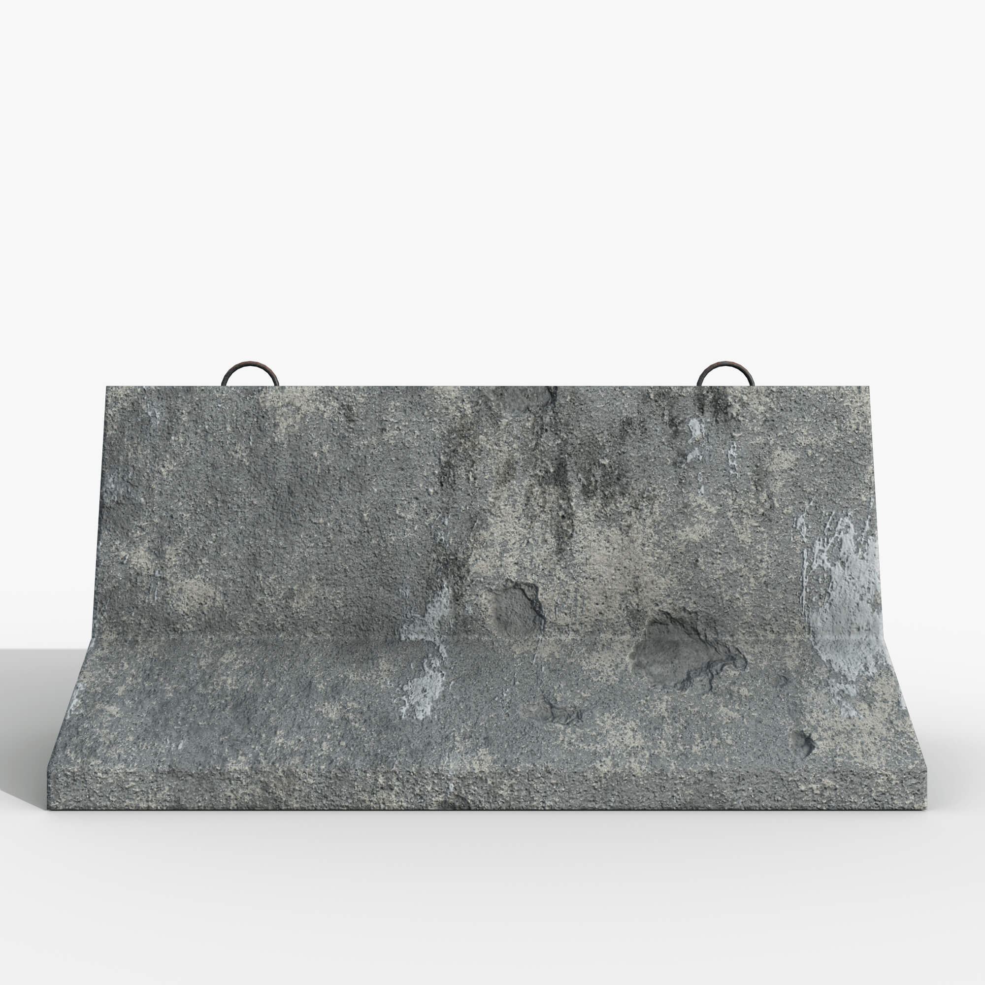Road Block 2M X 1M - 3D Model by Simple3D