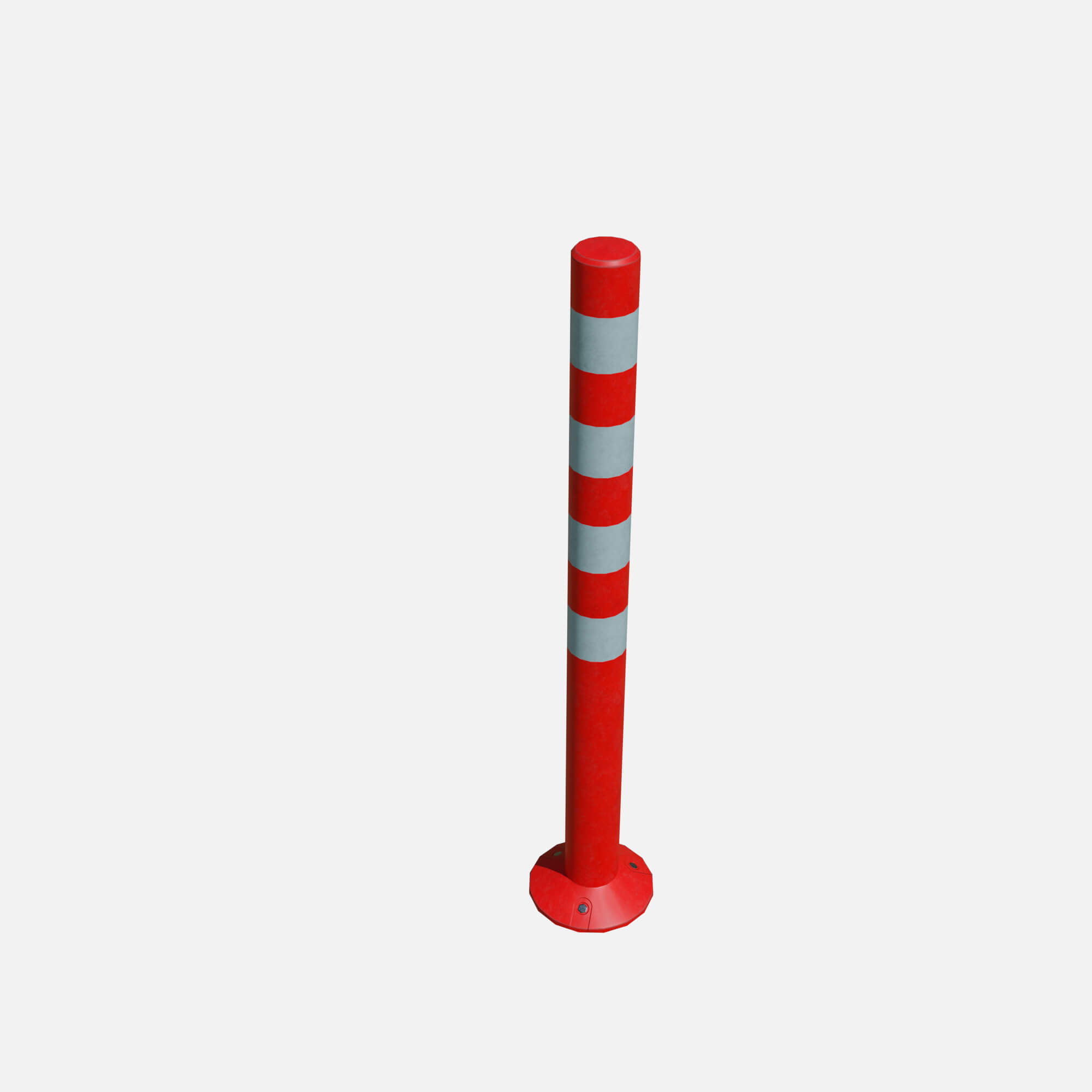 Road Pole 100 Cm - 3D Model by Simple3D