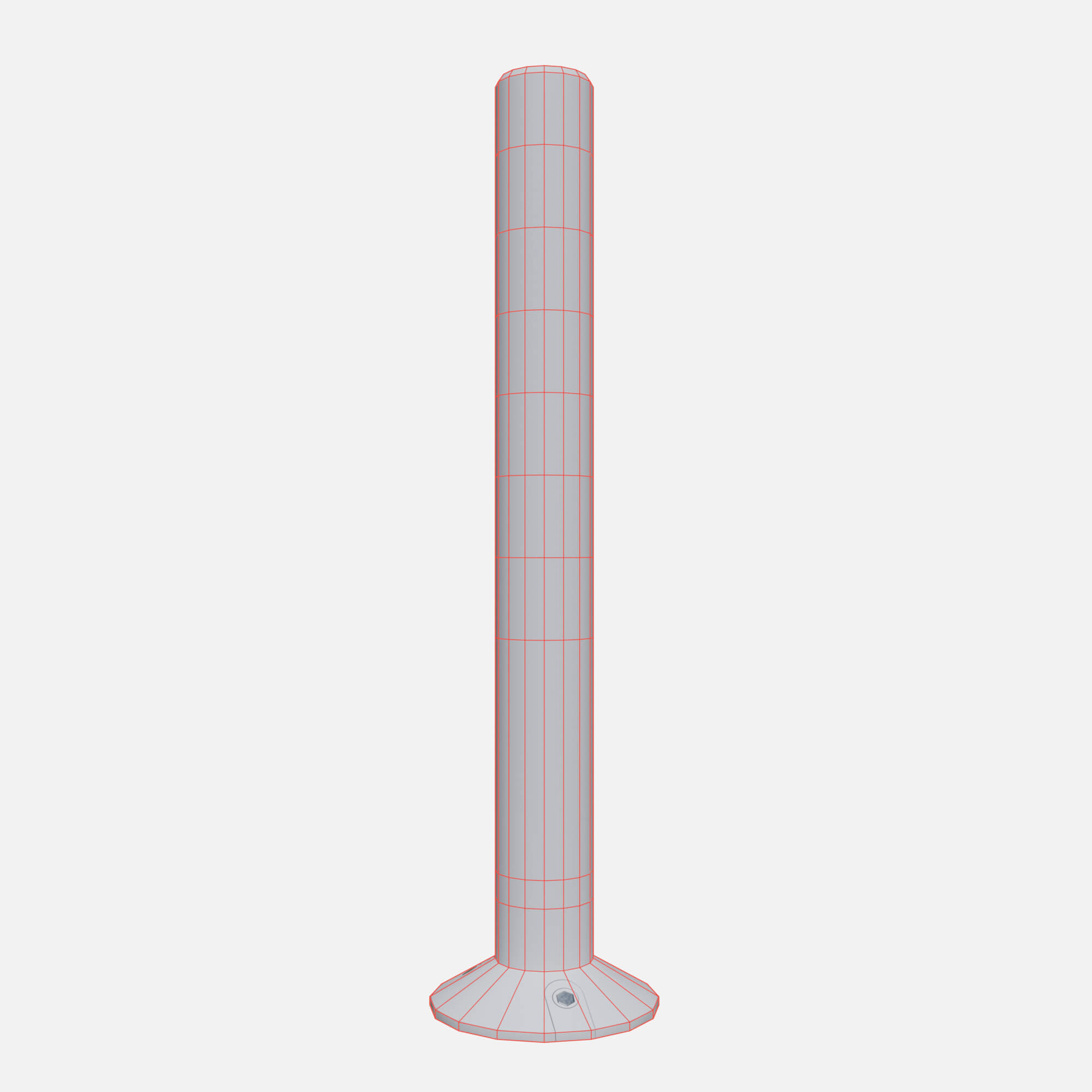 Road Pole 75 Cm - 3D Model by Simple3D