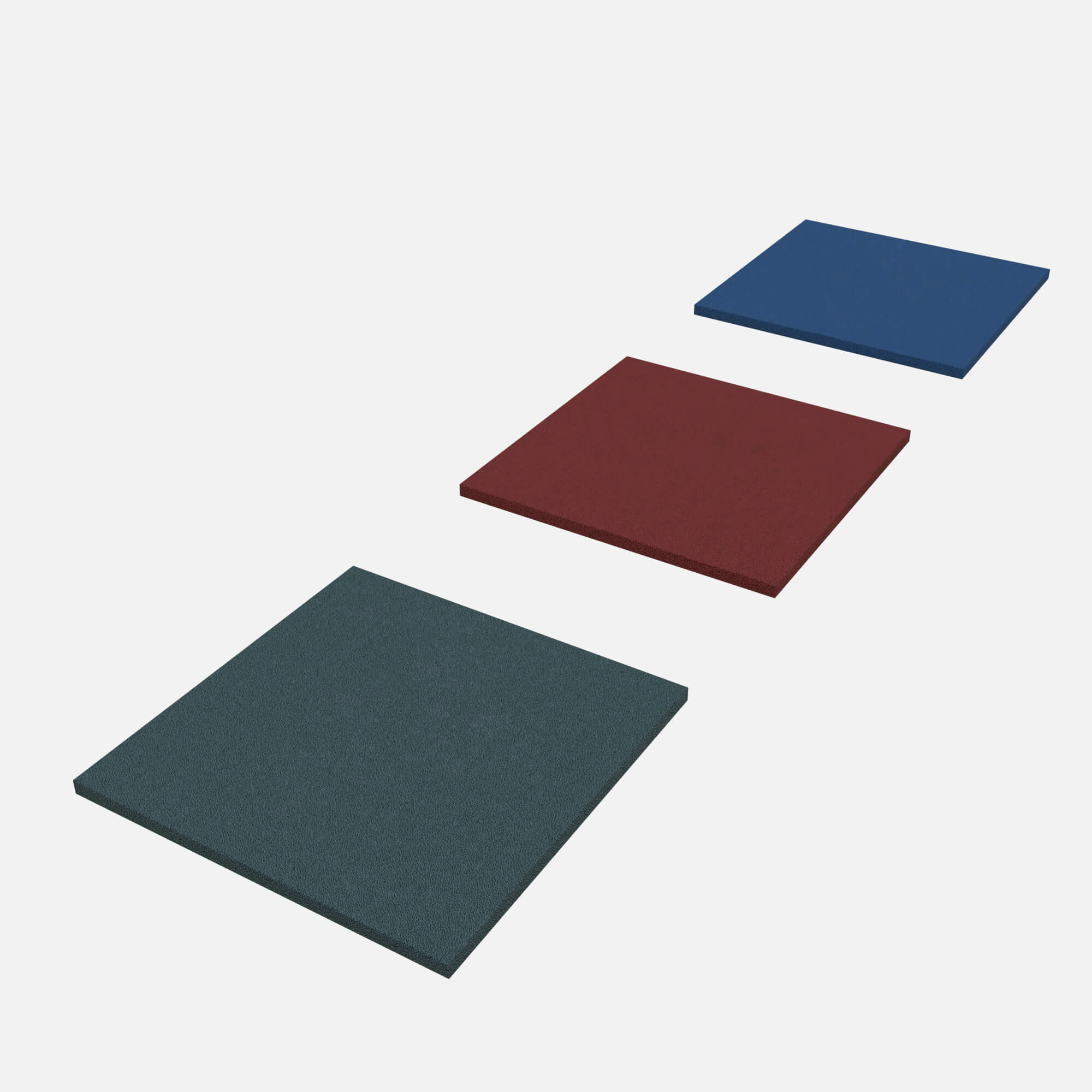 Rubber Tiles 500X500X20 - 3D Model by Simple3D