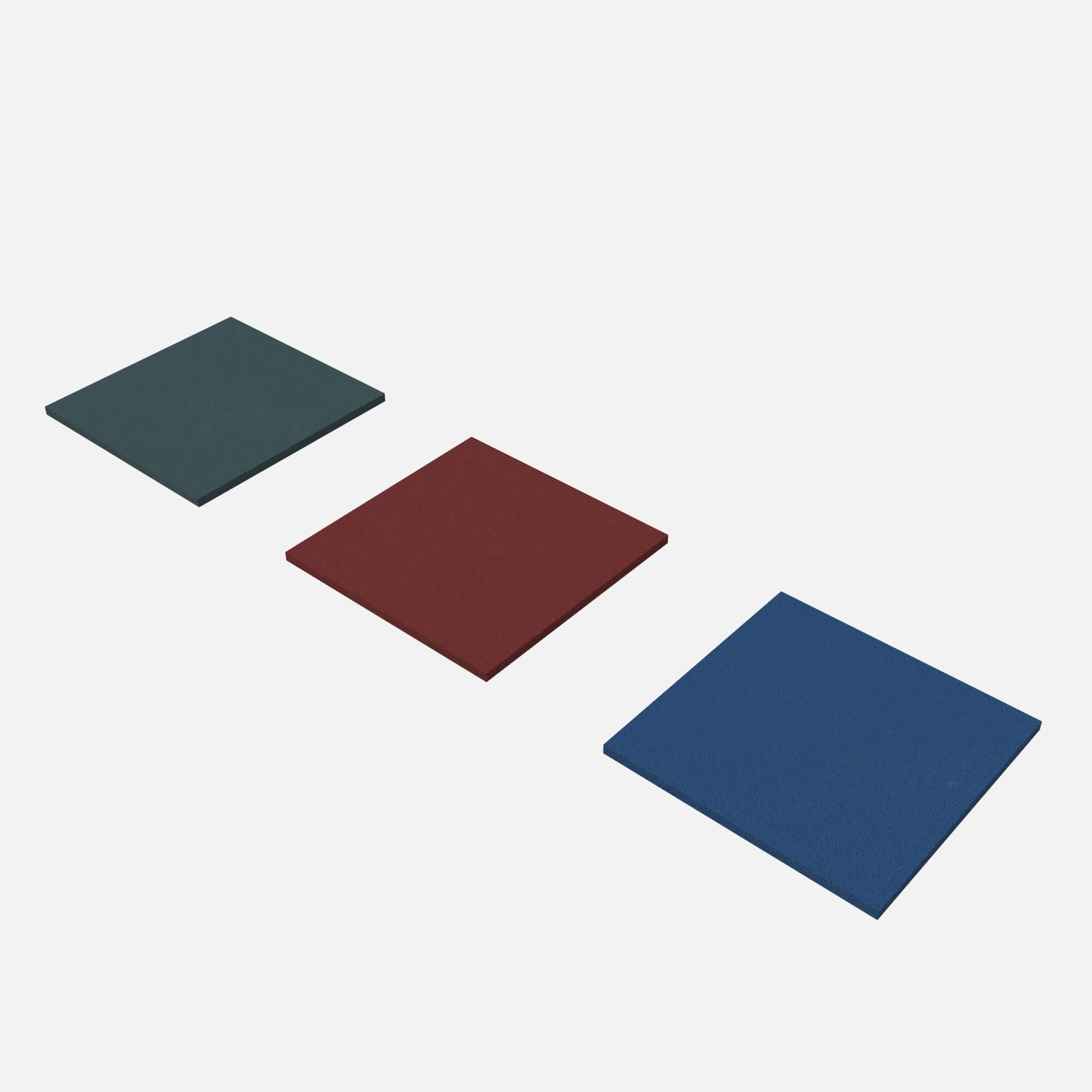 Rubber Tiles 500X500X20 - 3D Model by Simple3D