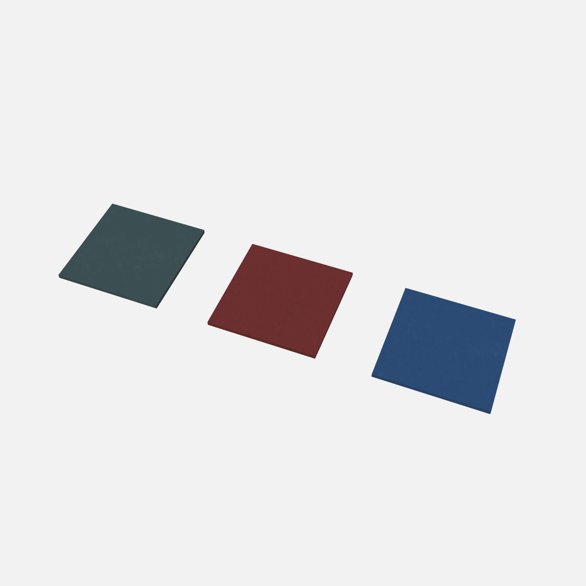 Rubber Tiles 500X500X20 - 3D Model by Simple3D