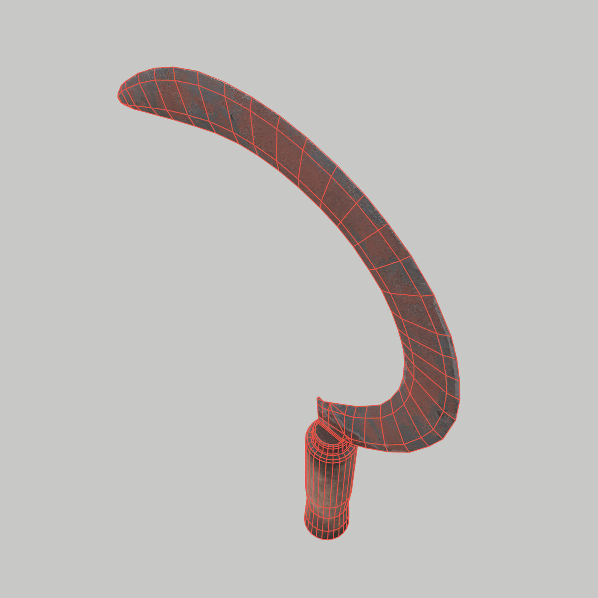 Rusted Sickle - 3D Model by Simple3D