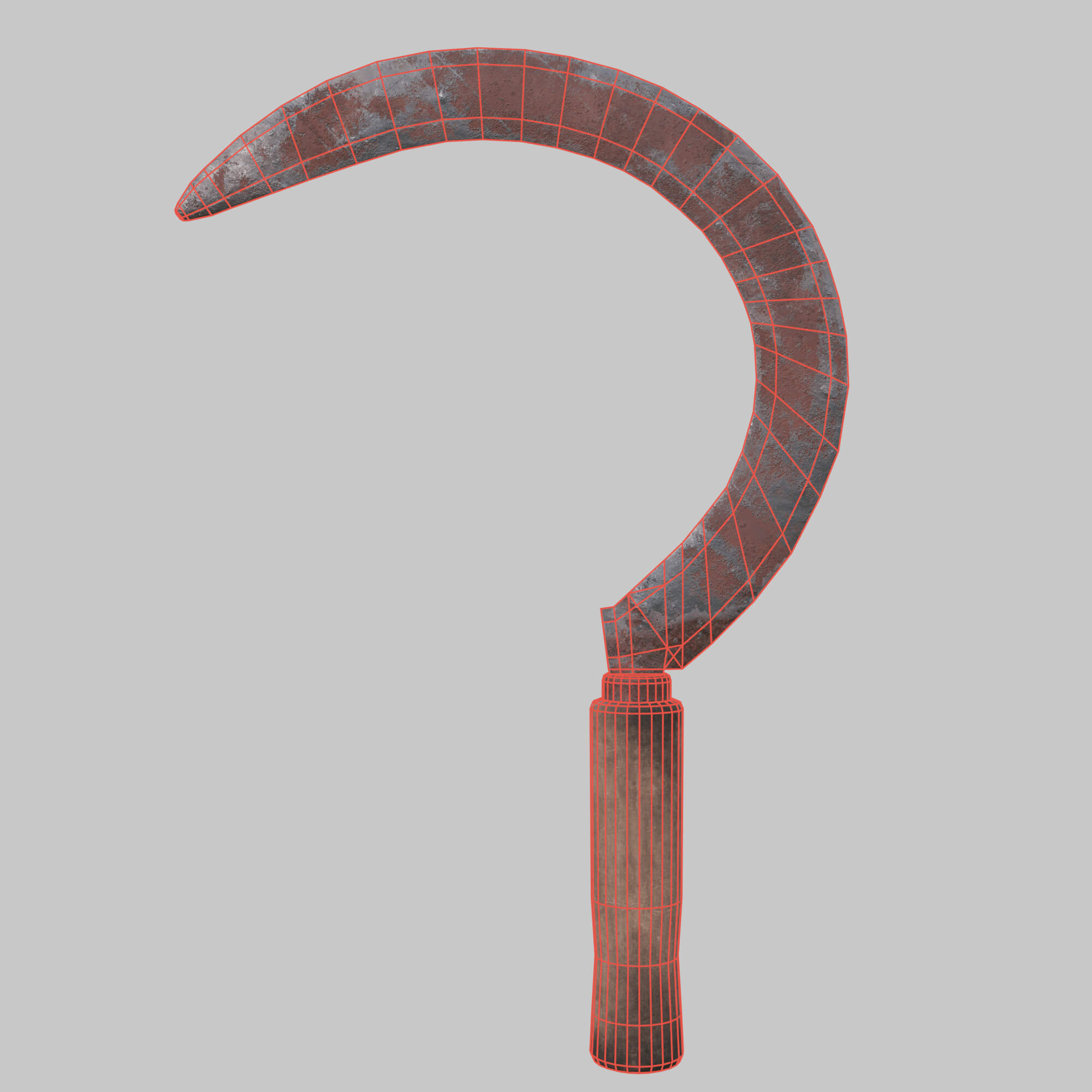 Rusted Sickle - 3D Model by Simple3D