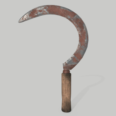 Rusted Sickle - 3D Model by Simple3D