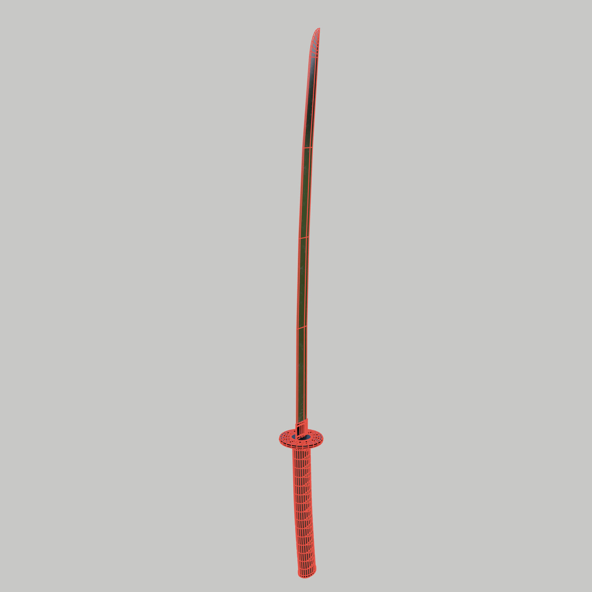 Samurai Katana - 3D Model by Simple3D