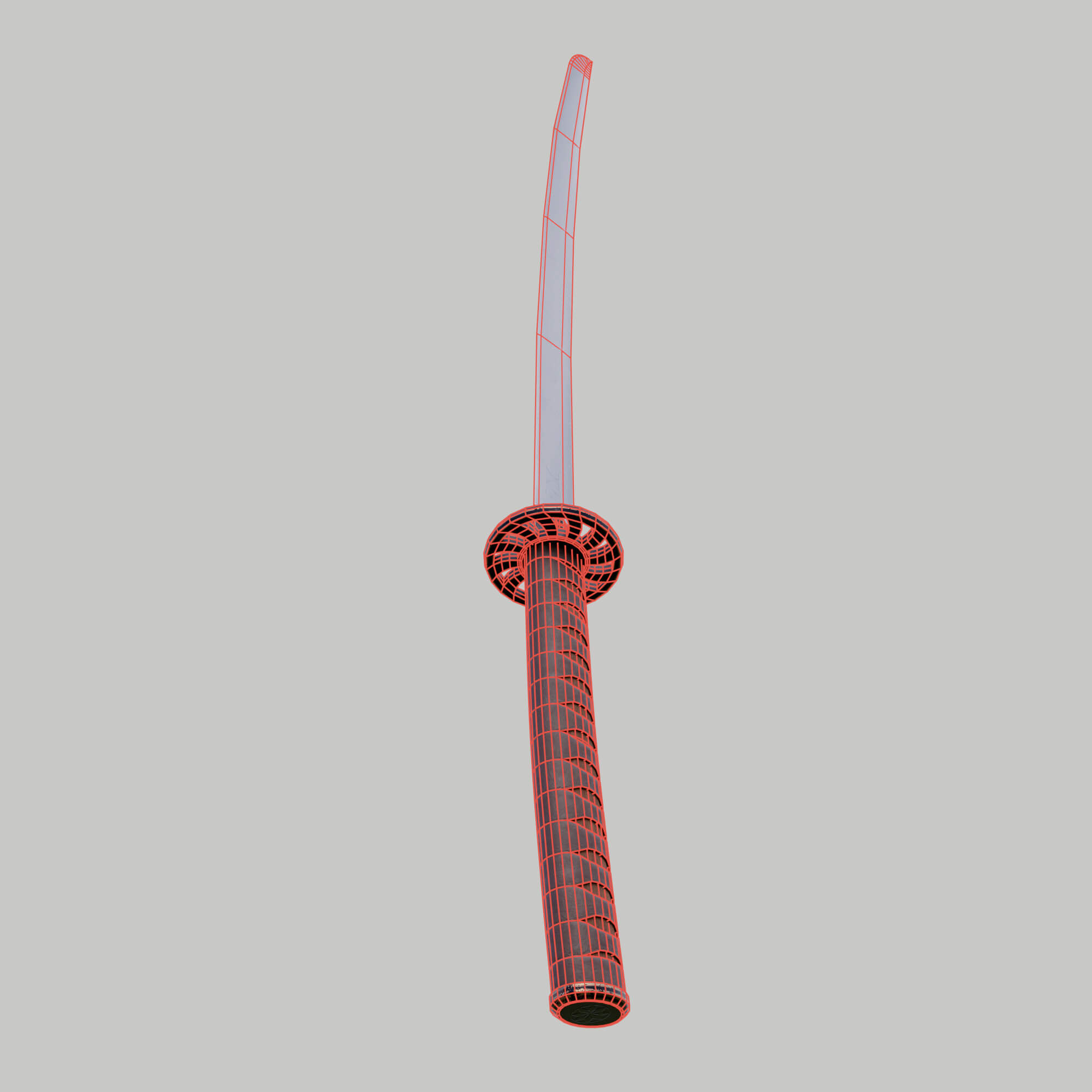 Samurai Katana - 3D Model by Simple3D