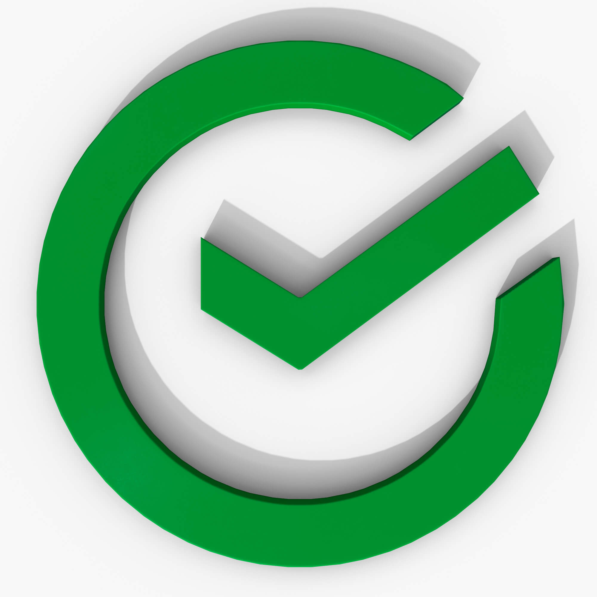 Sberbank Logotype - 3D Model by Simple3D