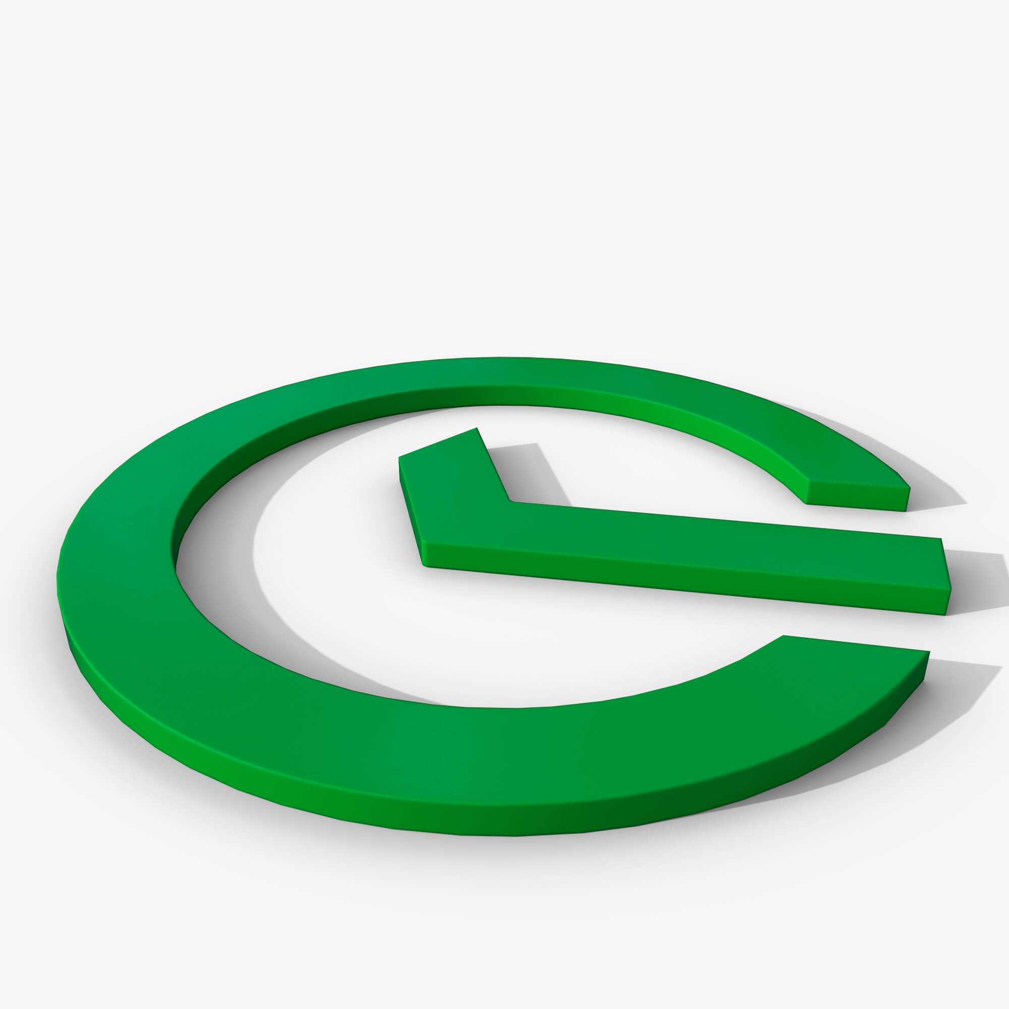 Sberbank Logotype - 3D Model by Simple3D