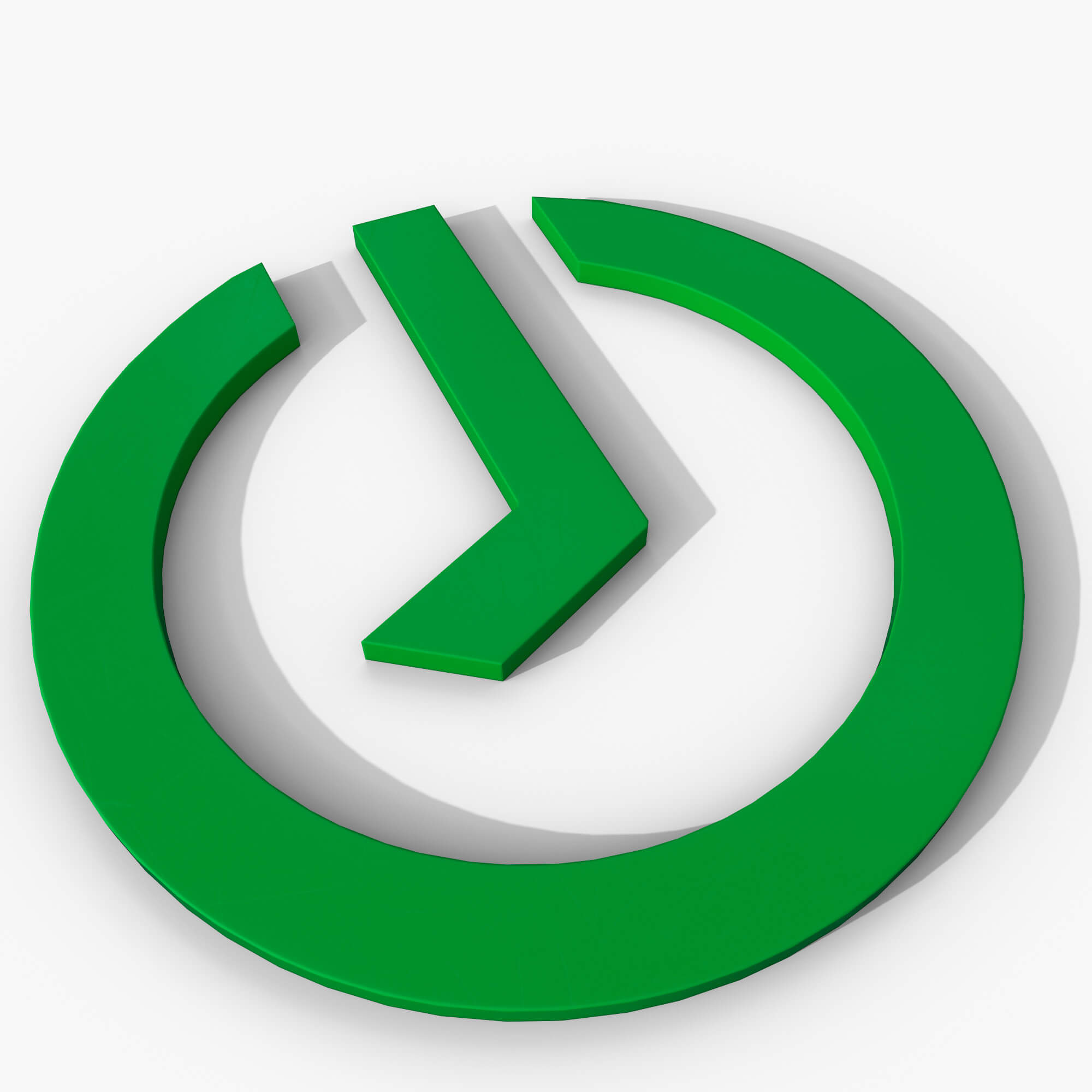 Sberbank Logotype - 3D Model by Simple3D