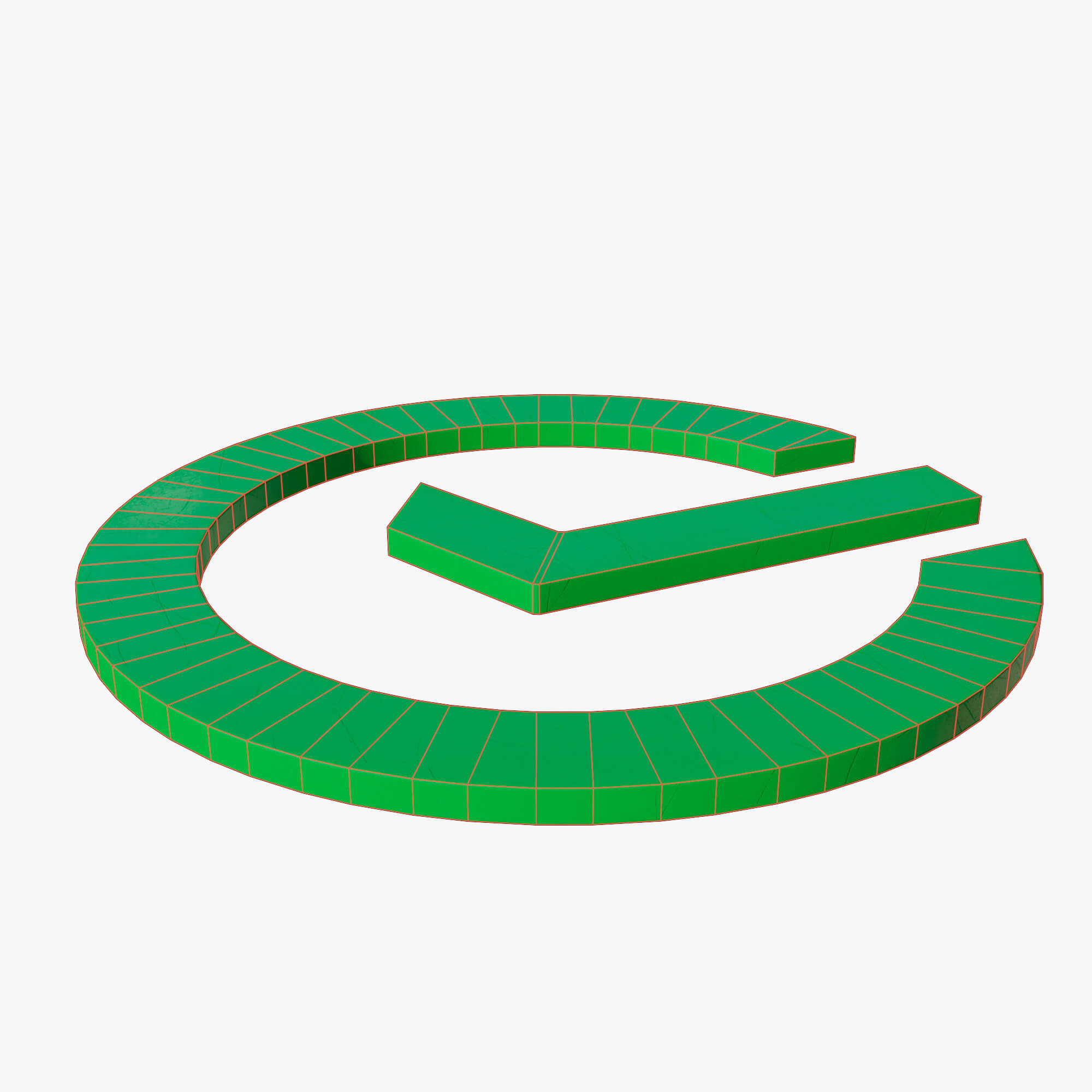 Sberbank Logotype - 3D Model by Simple3D