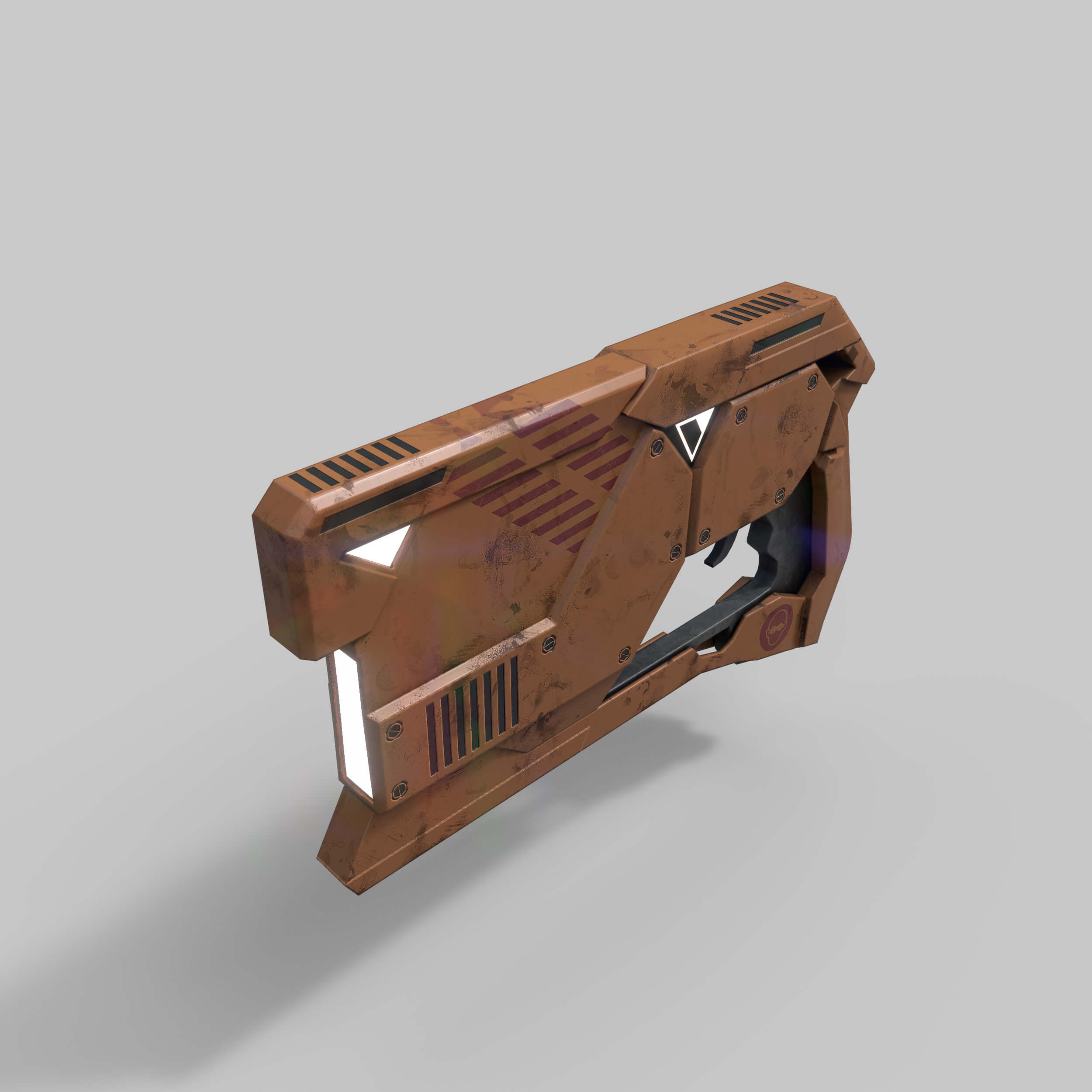 Sci-Fi Blaster 3D Model by Simple3D