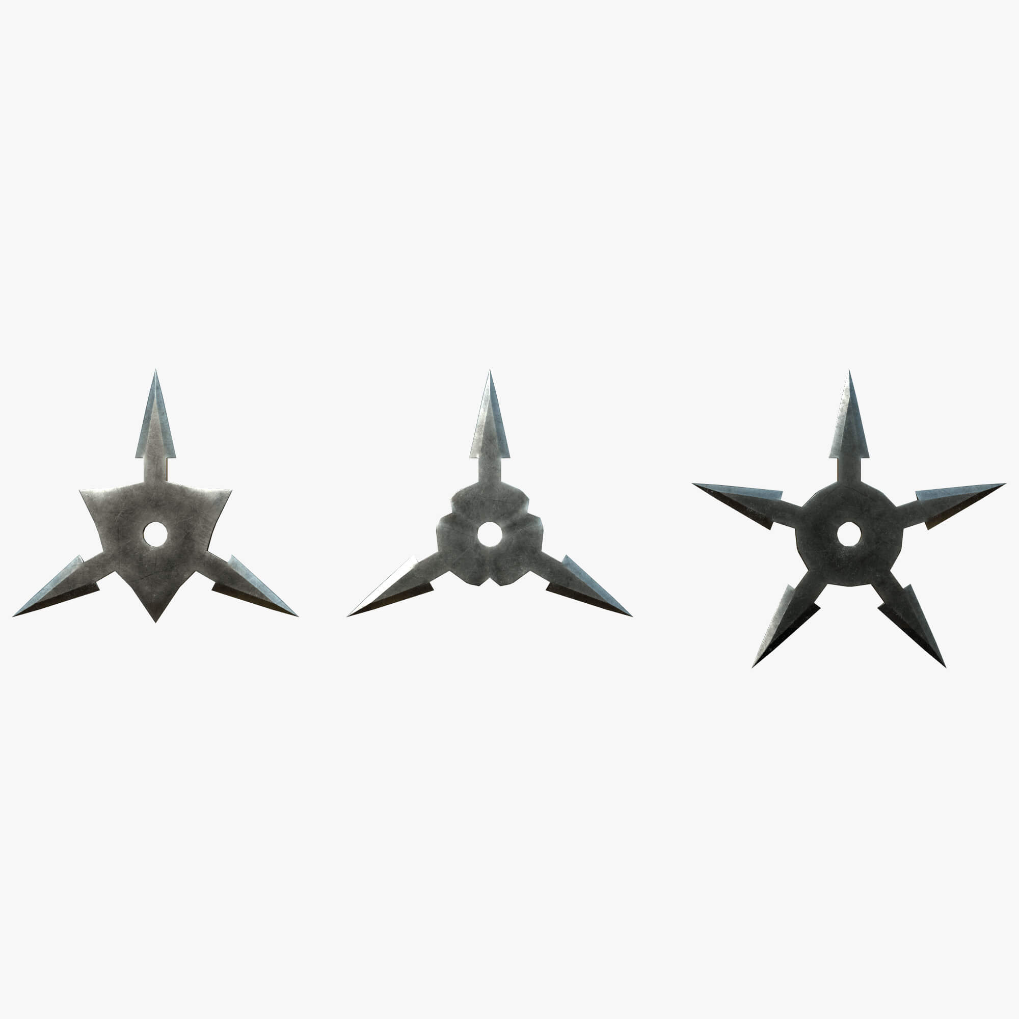 Shuriken Collection - 3D Model by Simple3D