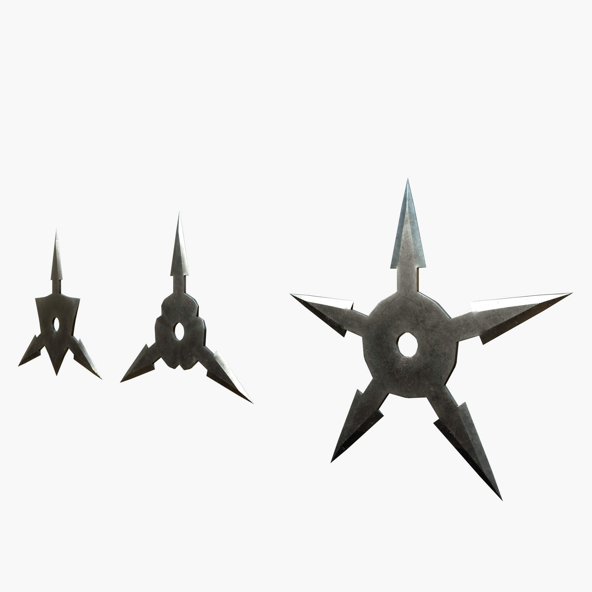 Shuriken Collection - 3D Model by Simple3D