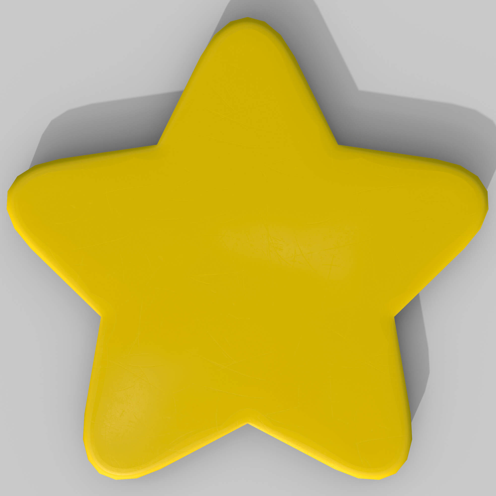 Simple Star Rounded Corners - Free 3D Model by Simple3D