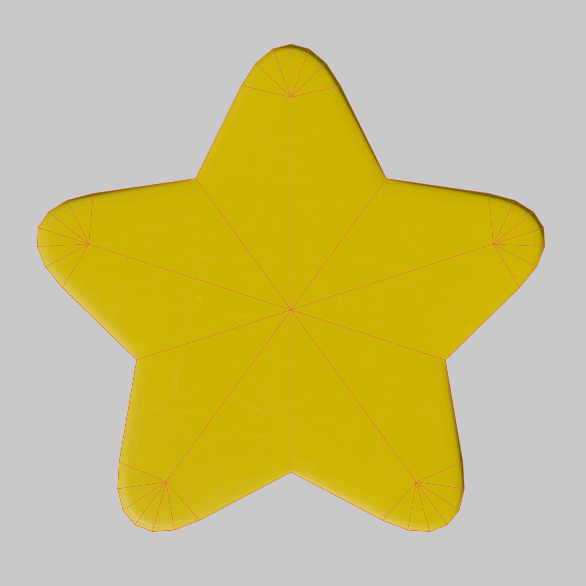 Simple Star Rounded Corners - Free 3D Model by Simple3D