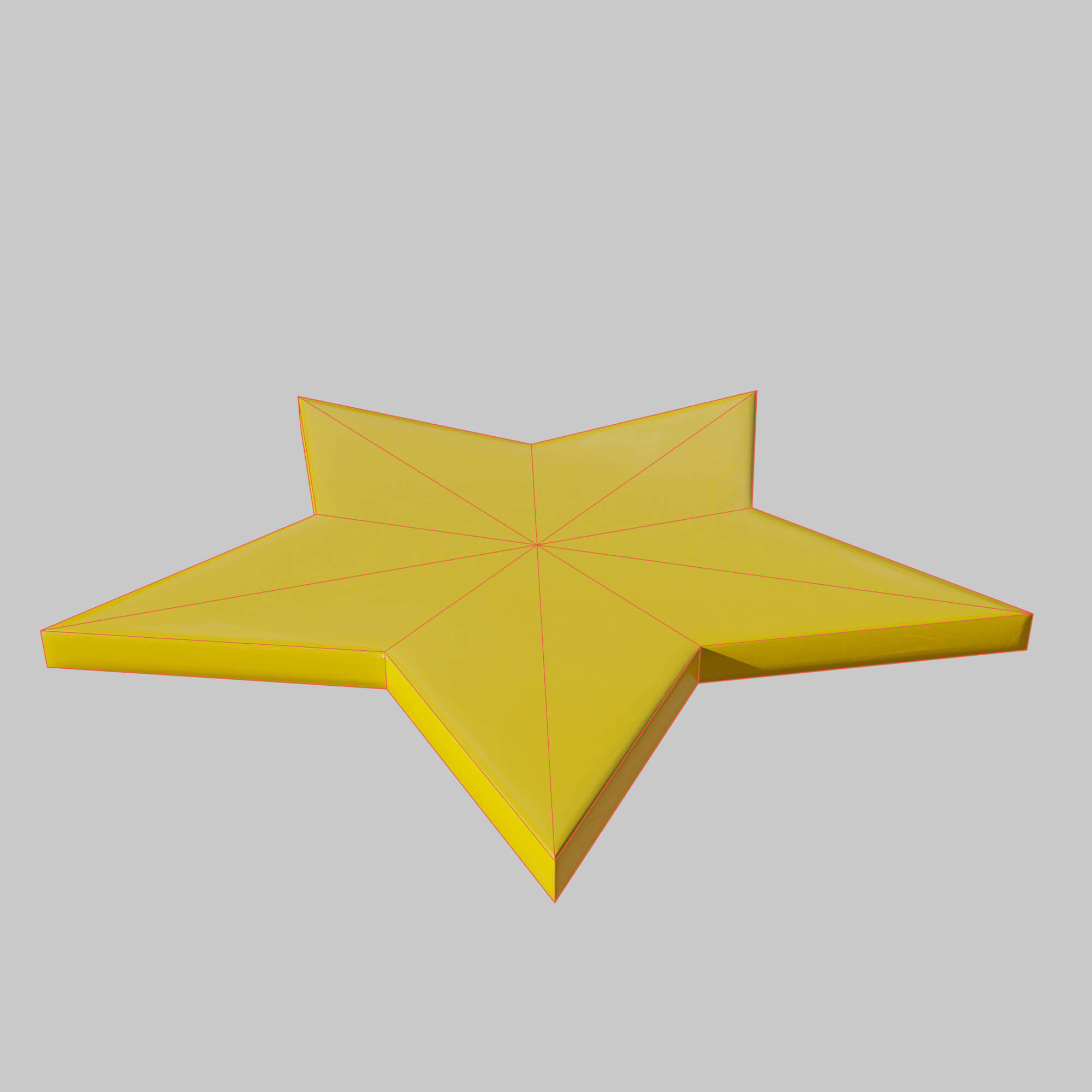 Simple Star Basemesh - Free 3D Model by Simple3D