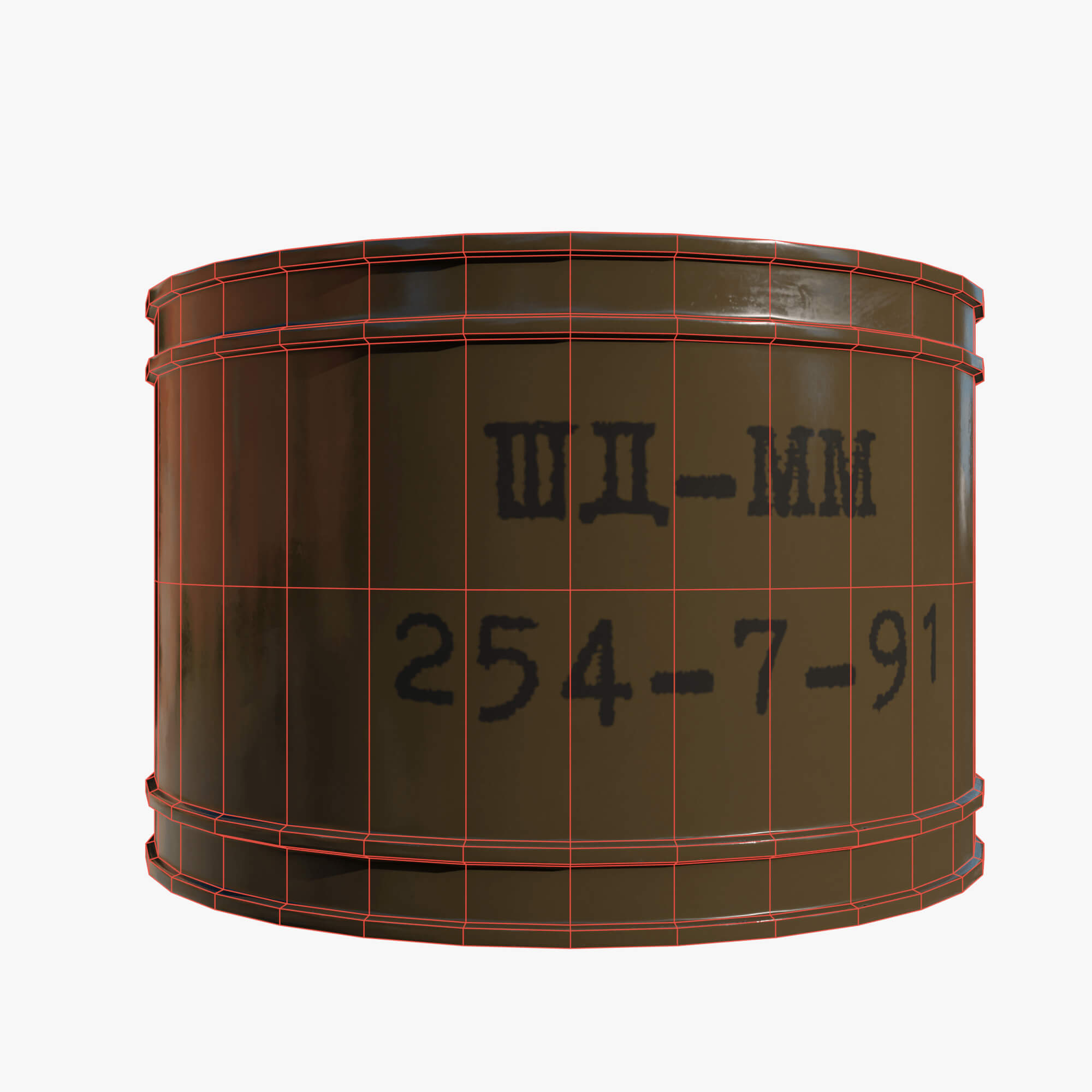 Smoke Bomb DM-11 3D Model by Simple3D