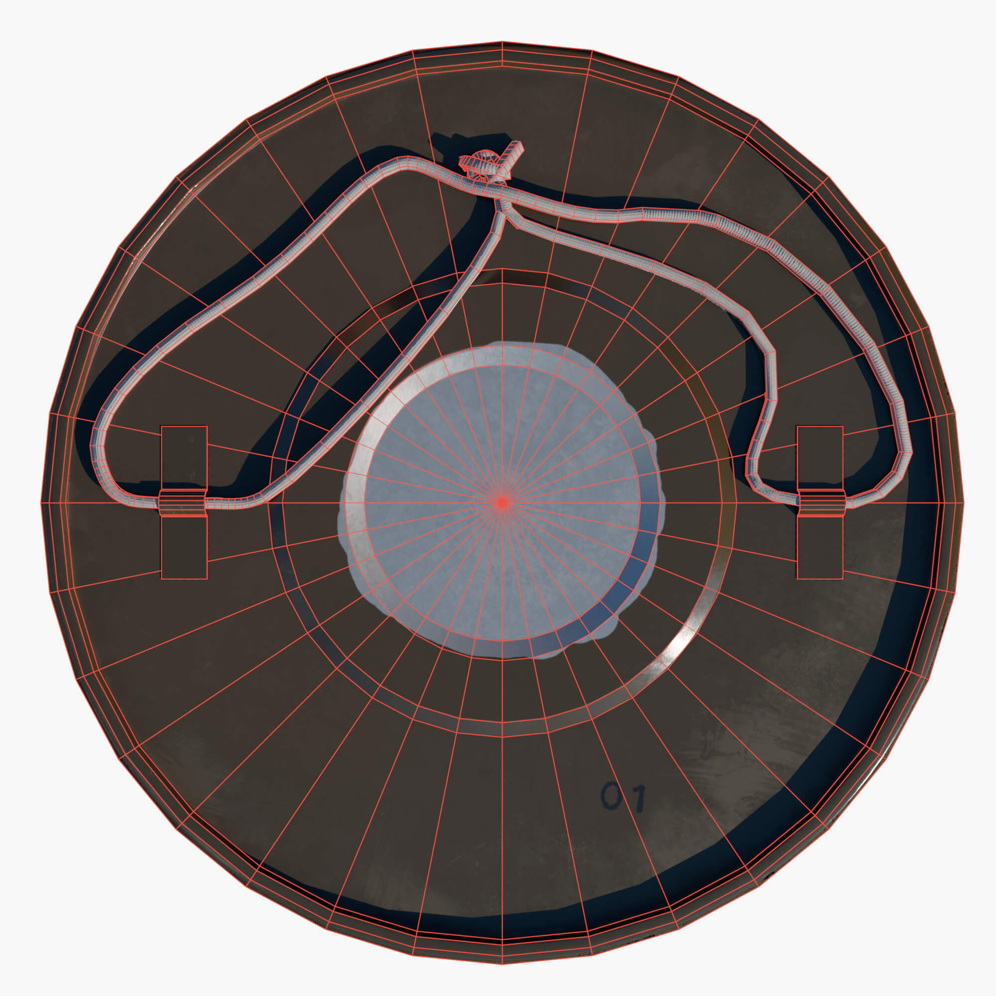 Smoke Bomb DM-11 3D Model by Simple3D