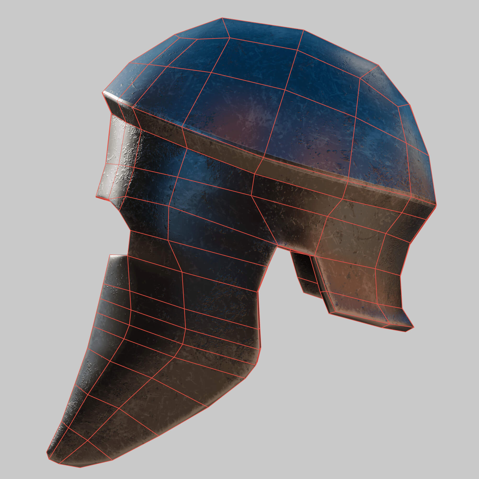 Spartan Helmet - 3D Model by Simple3D