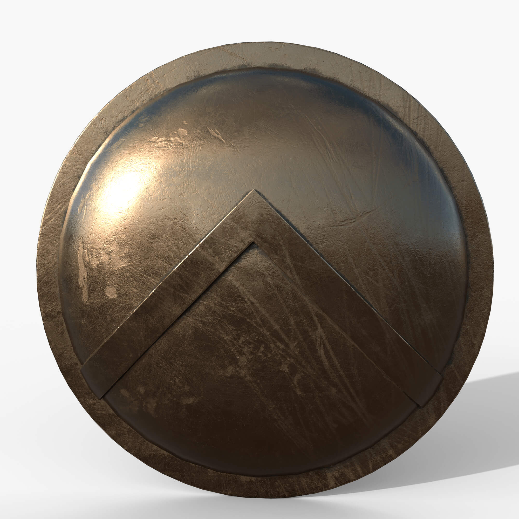 Spartan Shield - 3D Model by Simple3D
