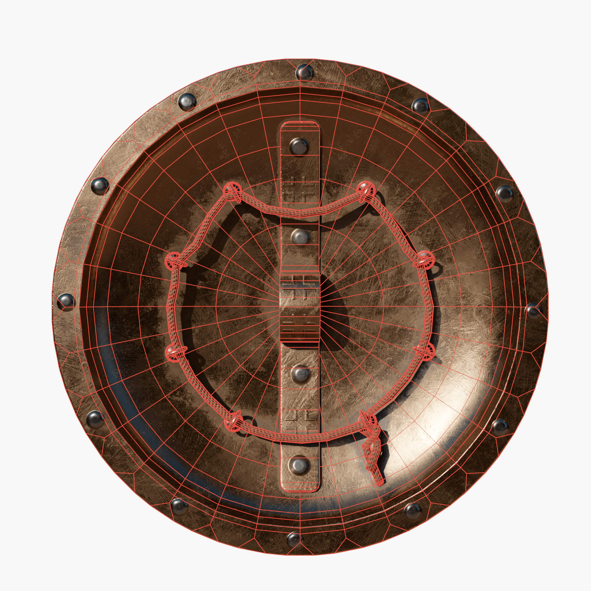Spartan Shield - 3D Model by Simple3D