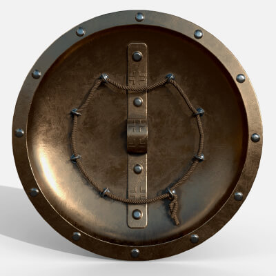 Spartan Shield - 3D Model by Simple3D