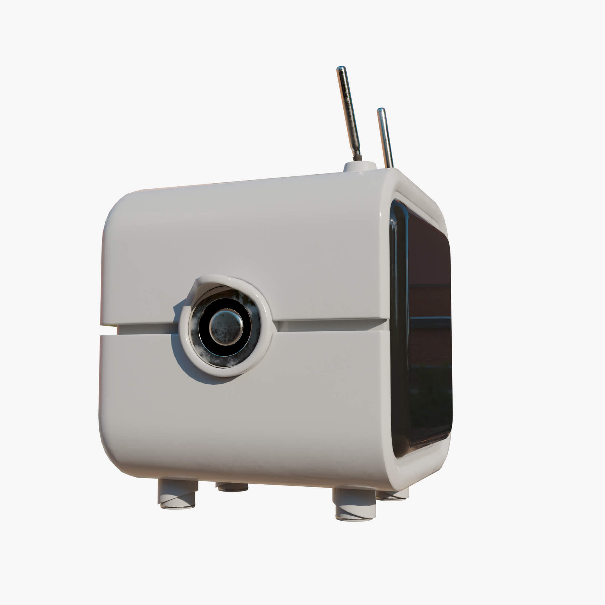 Square Robot - 3D Model by Simple3D