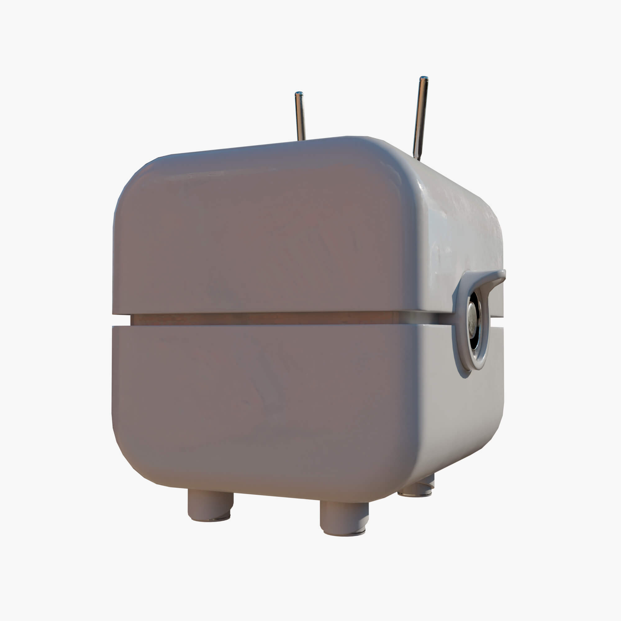 Square Robot - 3D Model by Simple3D
