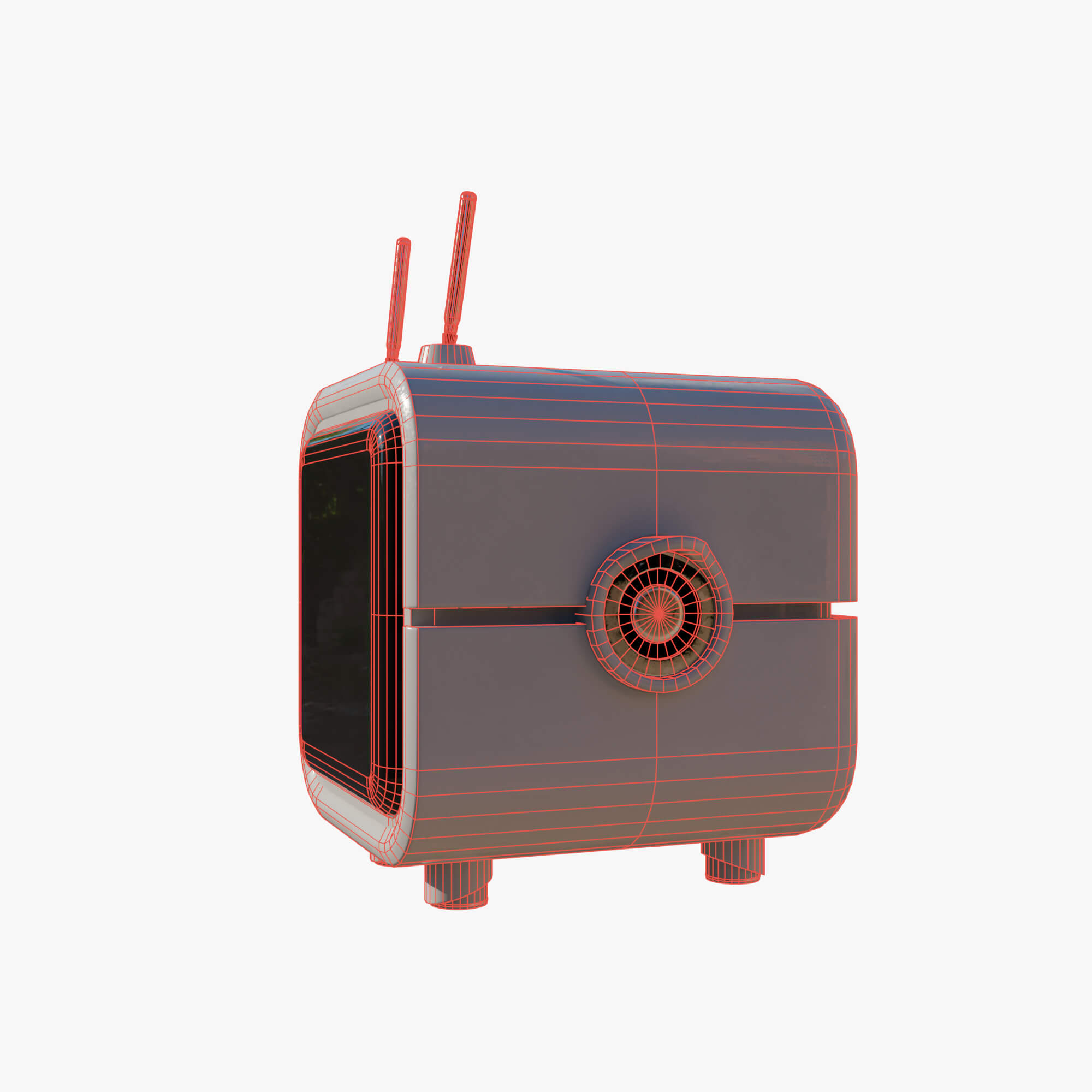Square Robot - 3D Model by Simple3D