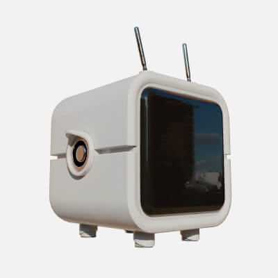 Square Robot - 3D Model by Simple3D